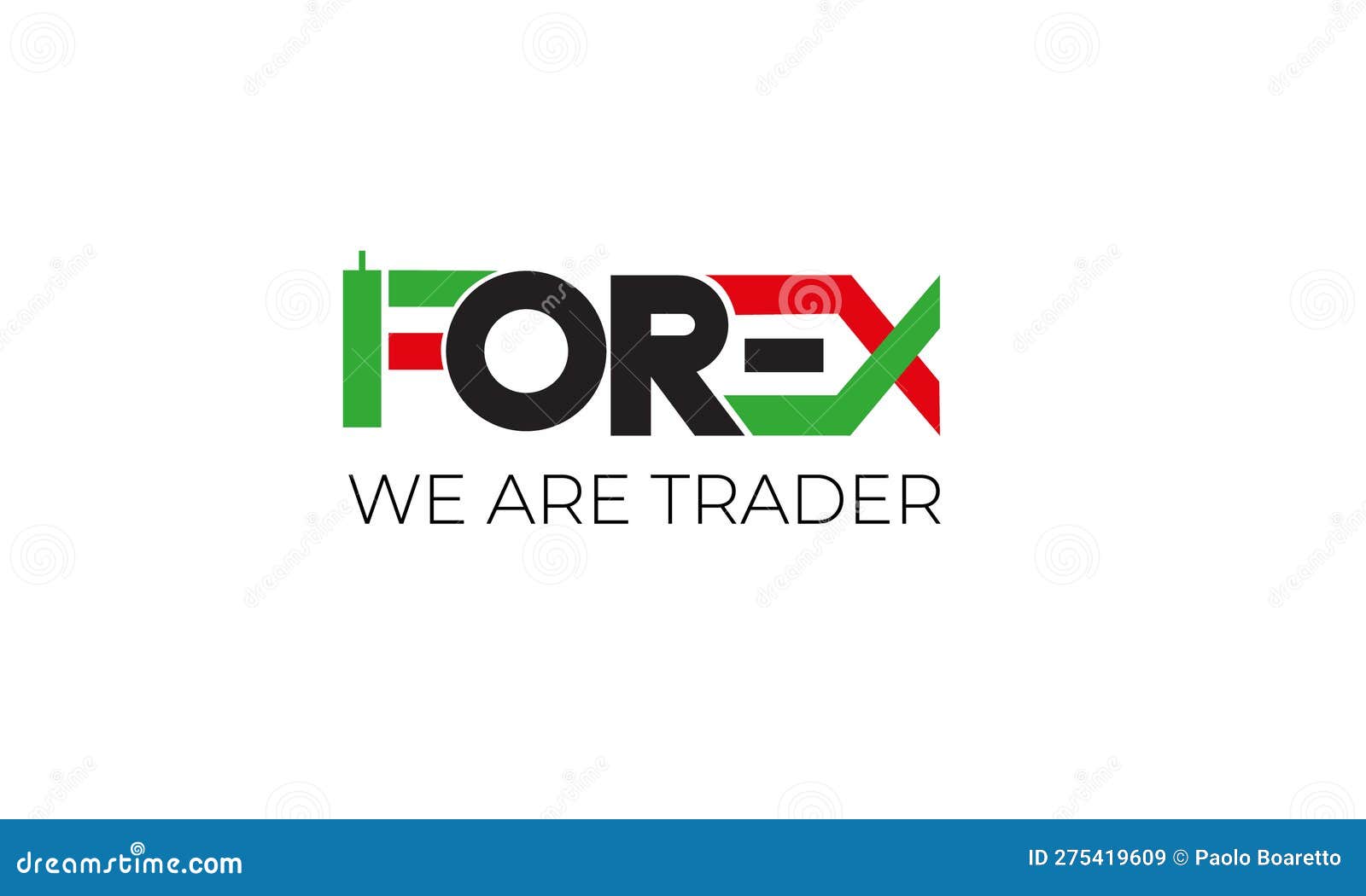 Logo Candlestick Trading Chart Analyzing In Forex Stock Market ...