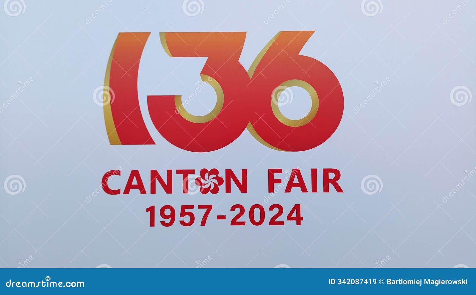 Logo Canton Fair - Commodities Fair in China Editorial Stock Image ...