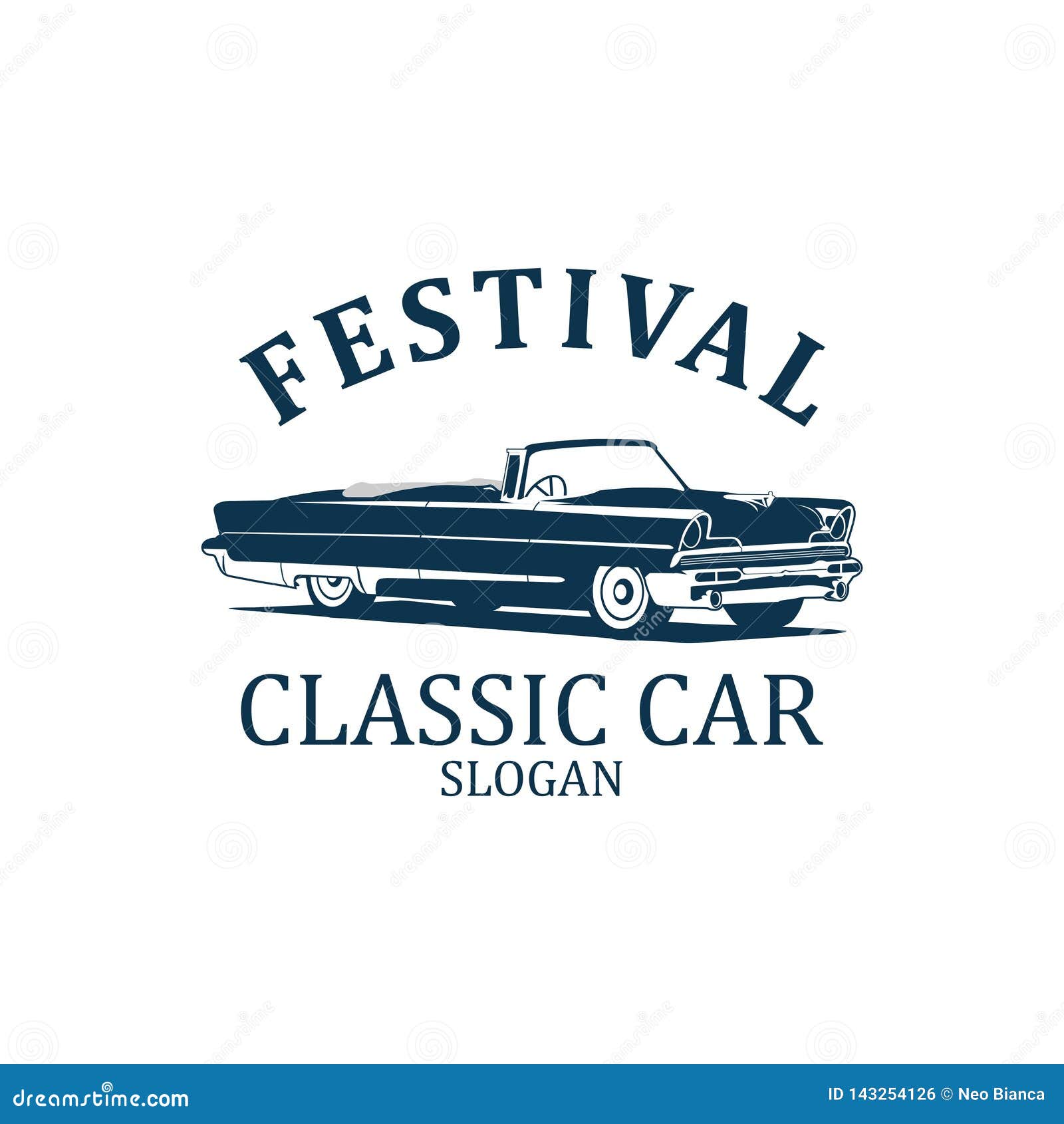 Auto Service and Restoration Classic Car Logo Vector Stock Vector ...