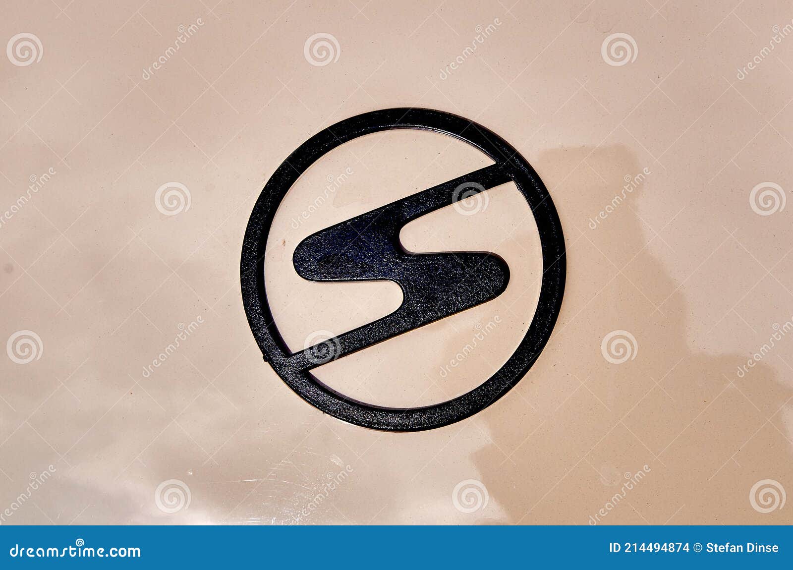 Logo of the Car Brand Trabant from the Gdr Stock Photo - Image of font ...