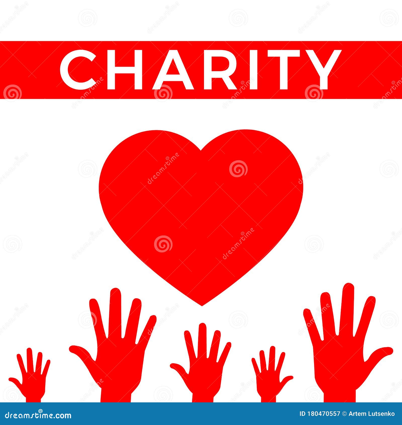 Logo Caritatif Vectoriel Illustration Eps 10 Illustration de Vecteur ...