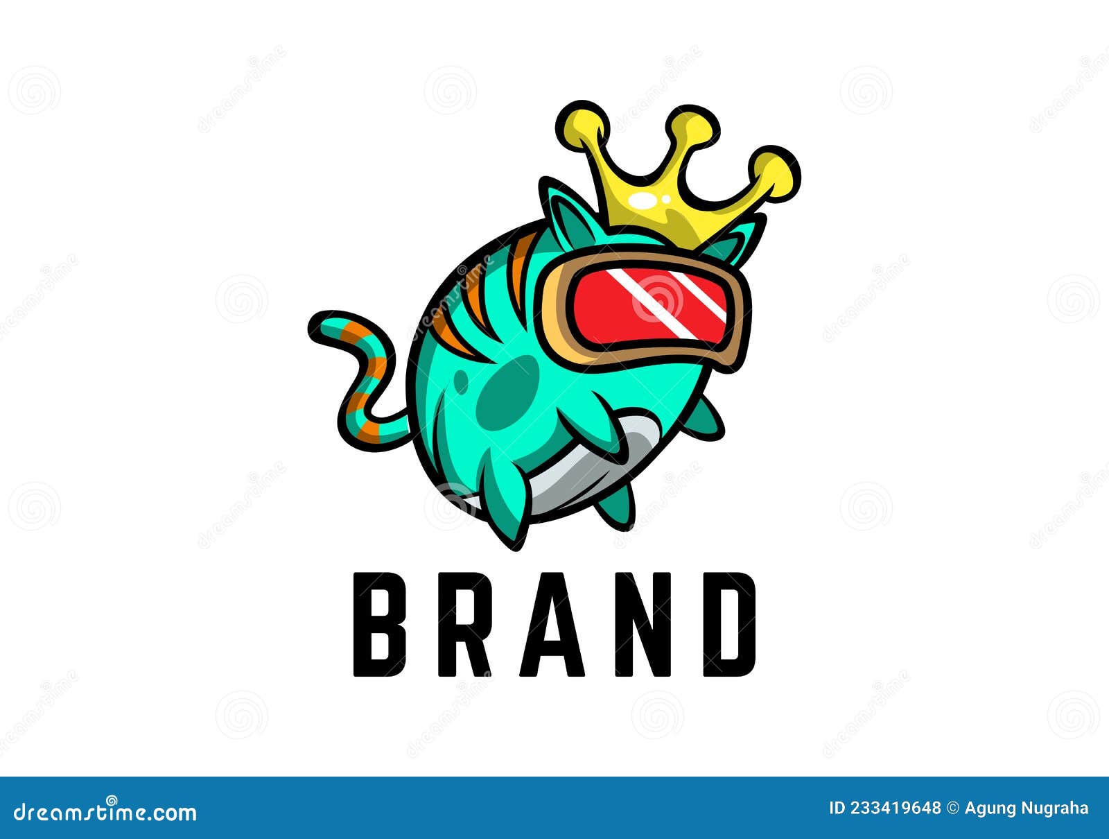 Logo Cat King General Good for Any Industry Stock Vector - Illustration ...