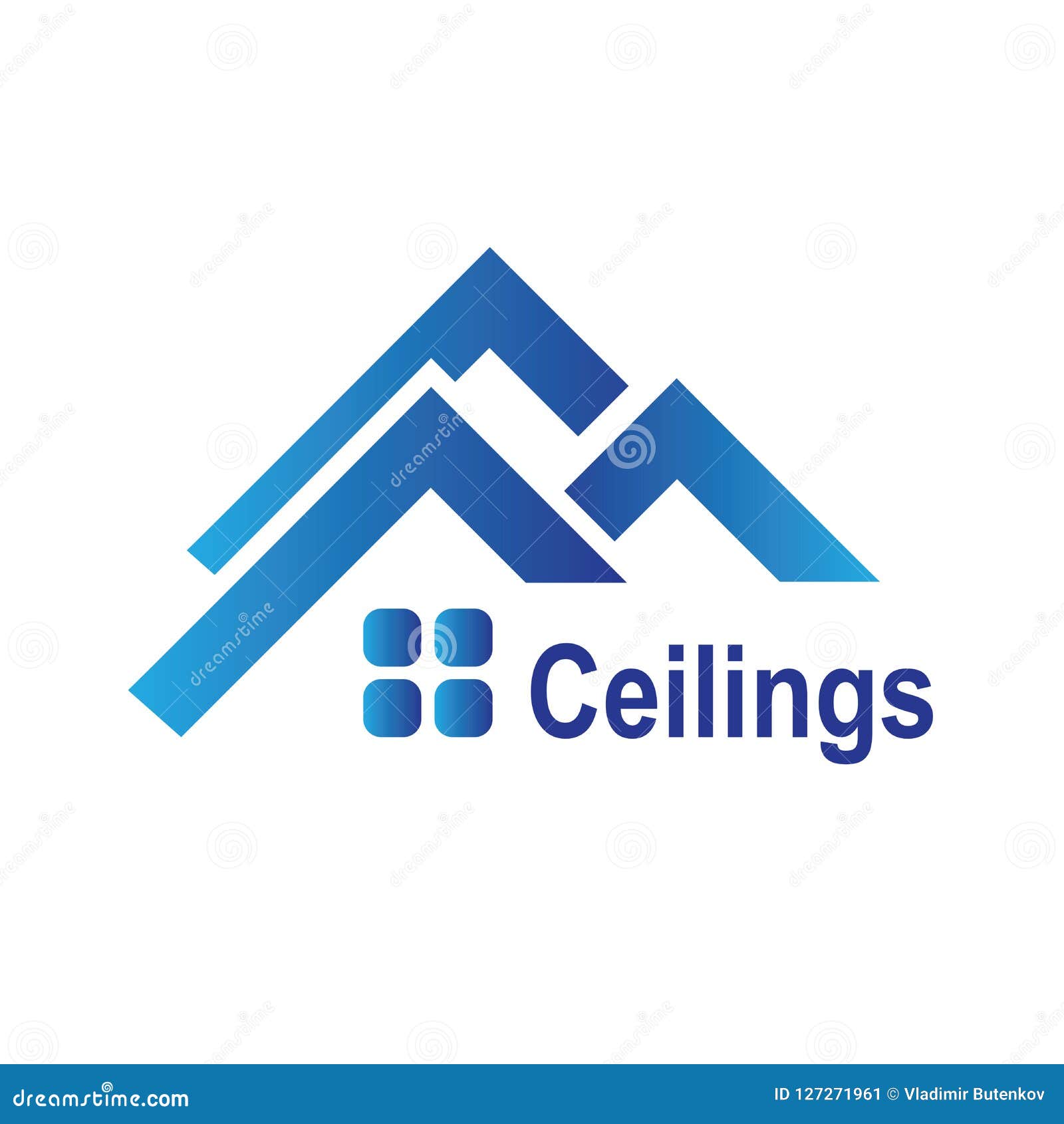 The Logo of the Ceilings, Floors Stock Vector - Illustration of concept ...