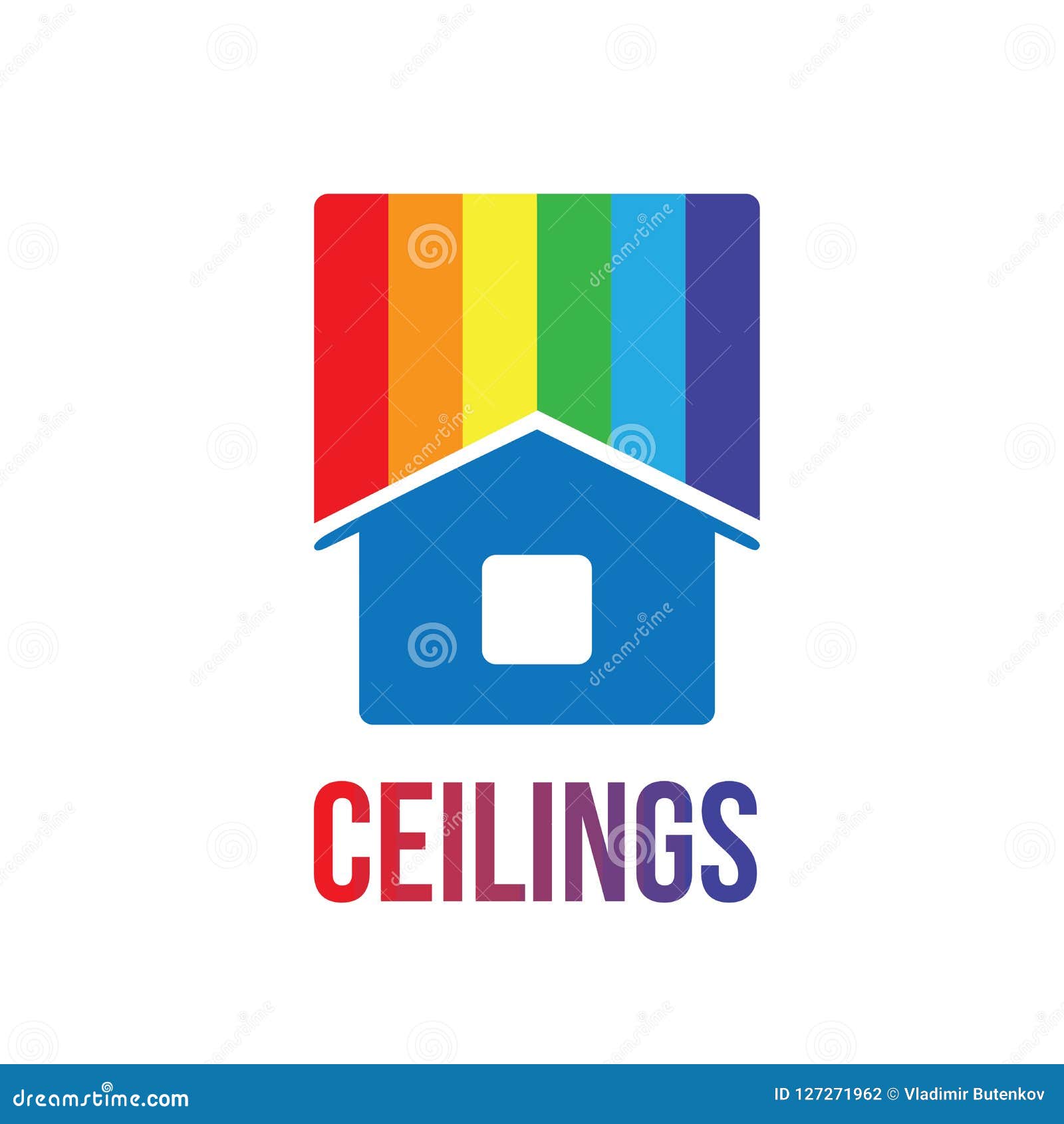 The Logo of the Ceilings, Floors Stock Vector - Illustration of ...
