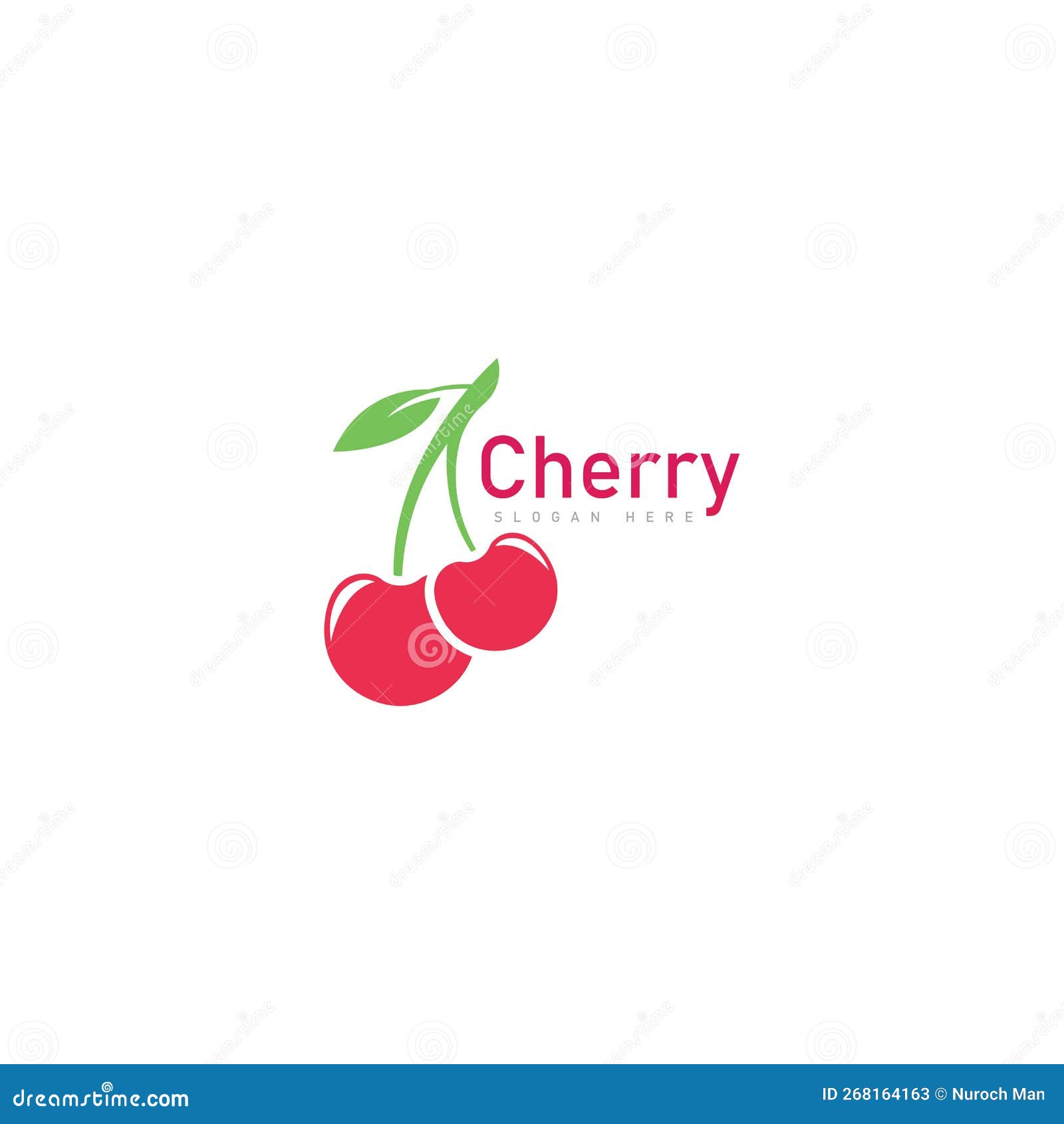 Logo Cerise Fruit Frais Symbole Vectoriel. Illustration de Vecteur ...