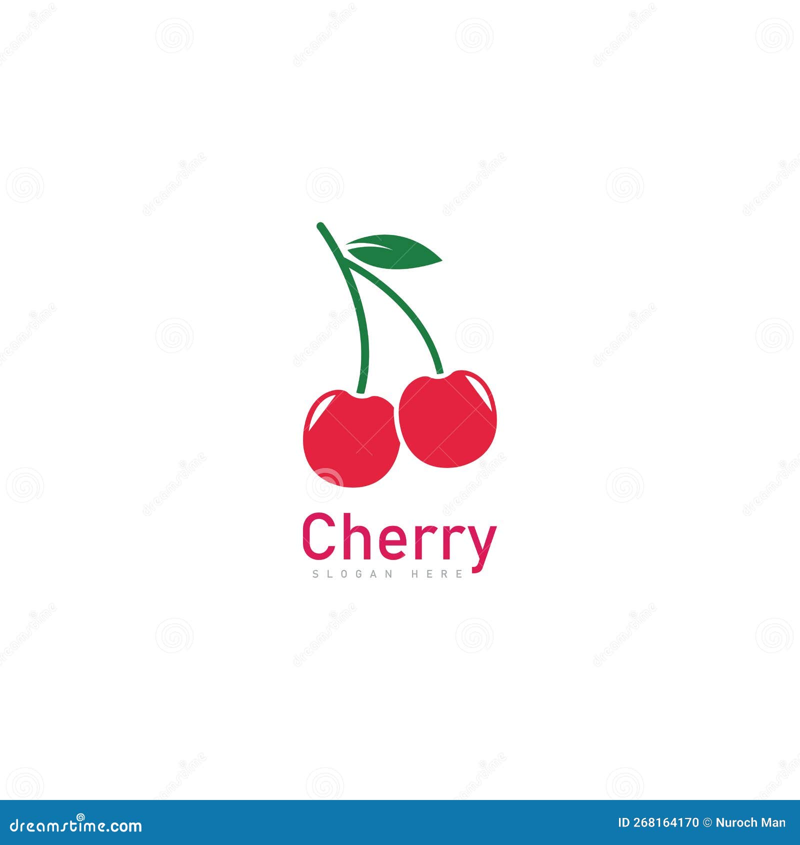 Logo Cerise Fruit Frais Symbole Vectoriel. Illustration de Vecteur ...