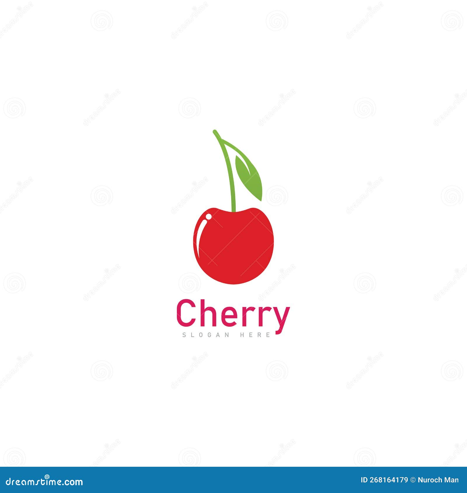 Logo Cerise Fruit Frais Symbole Vectoriel Illustration de Vecteur ...