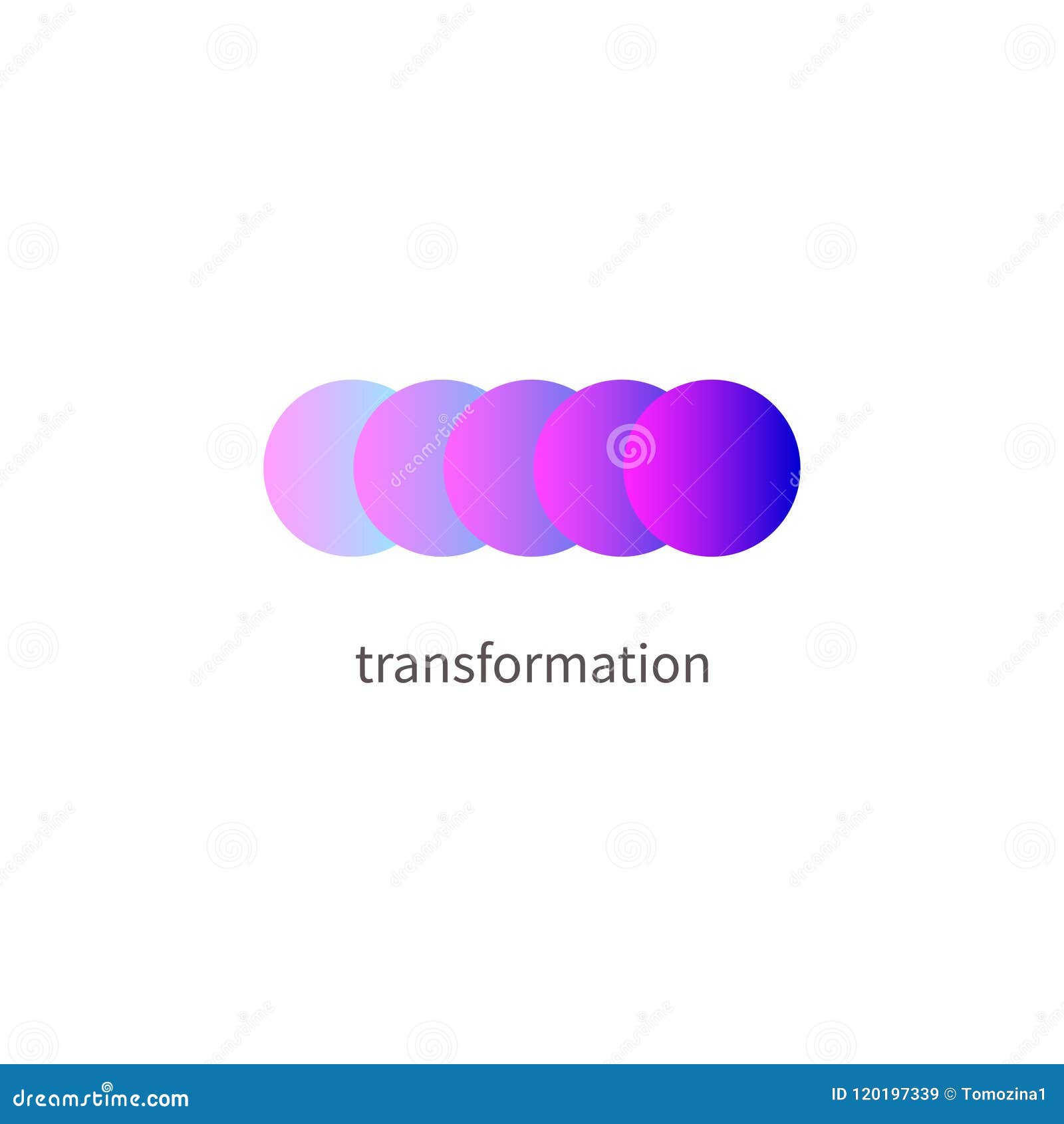 Logo Change, Transformation Stock Vector - Illustration of company ...