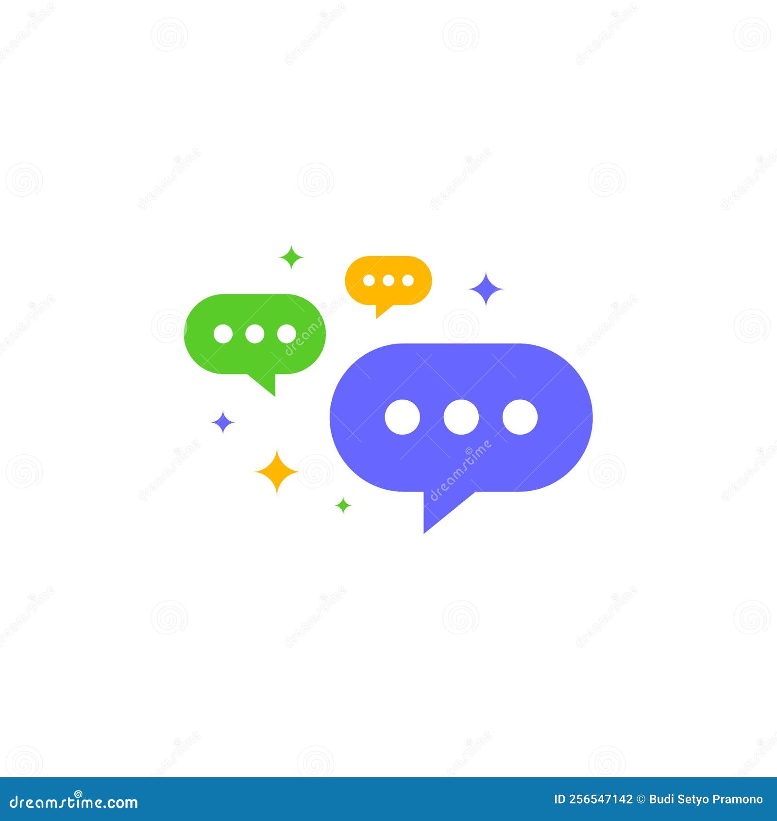 Logo Chatting App Vector Template Design, Talk Logo, Designed for Chat ...