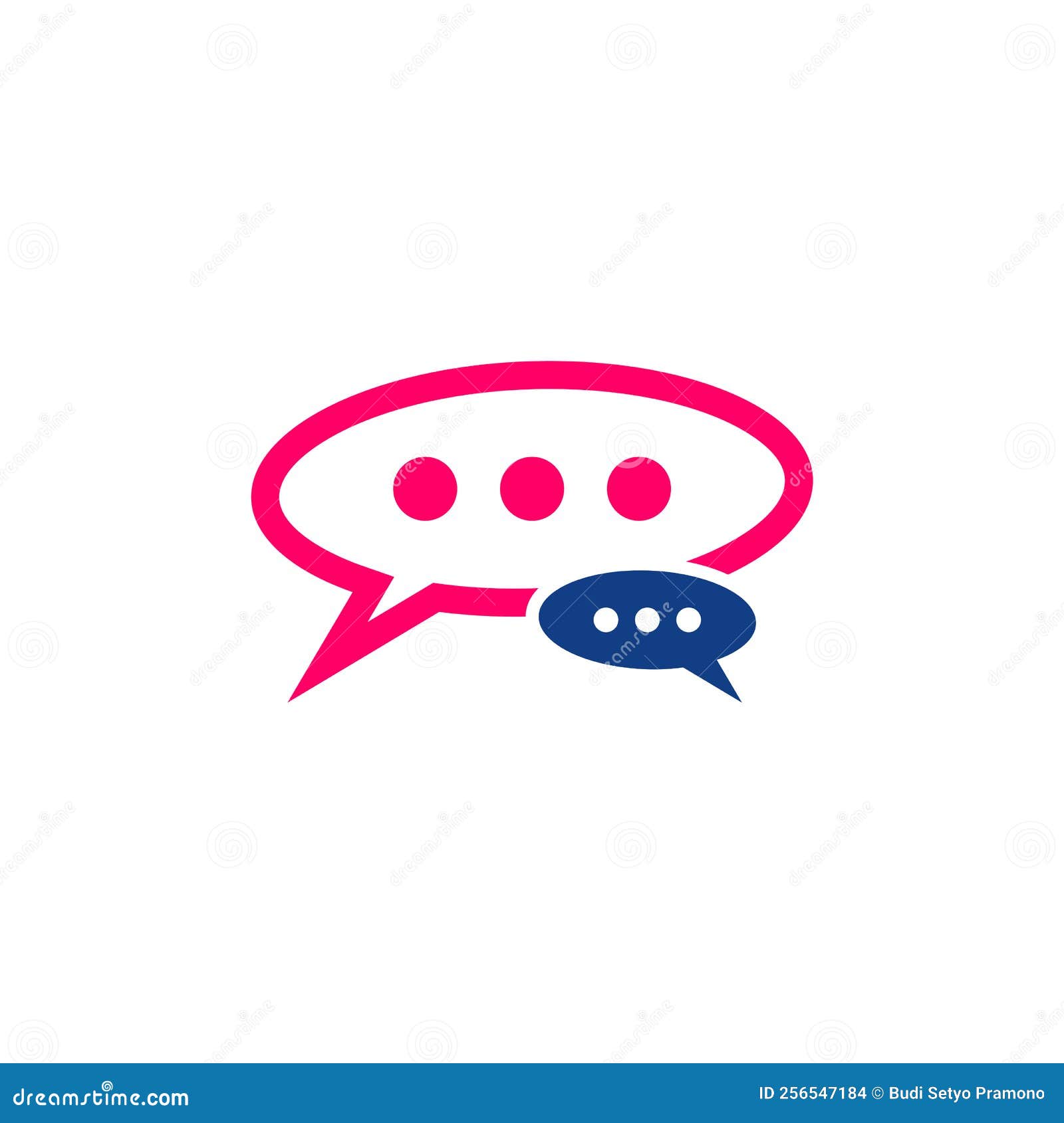 Logo Chatting App Vector Template Design, Talk Logo, Designed for Chat ...