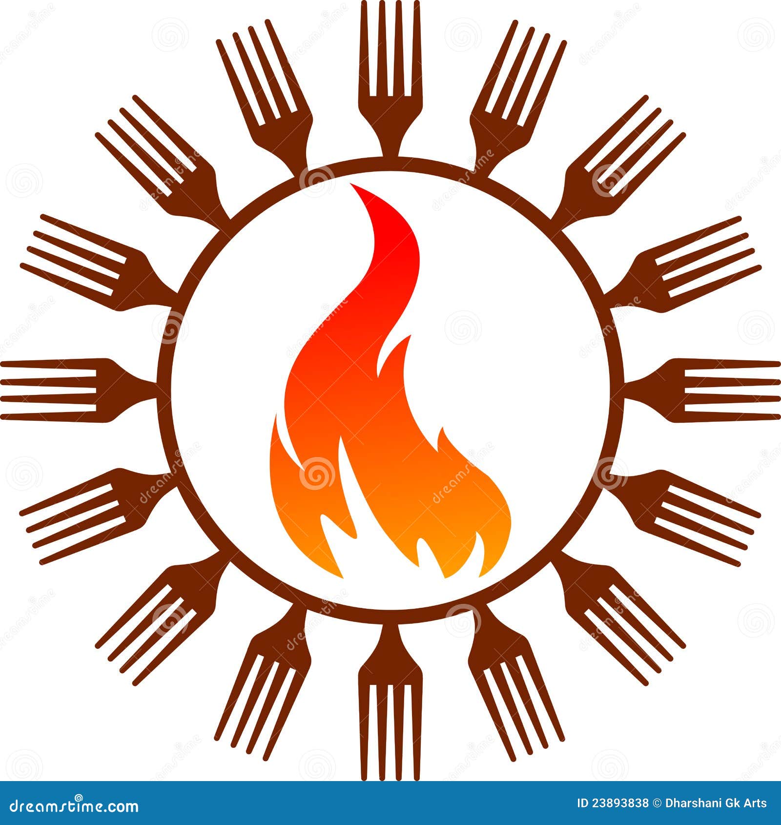 Logo chaud de cuisinier illustration de vecteur. Illustration du ...