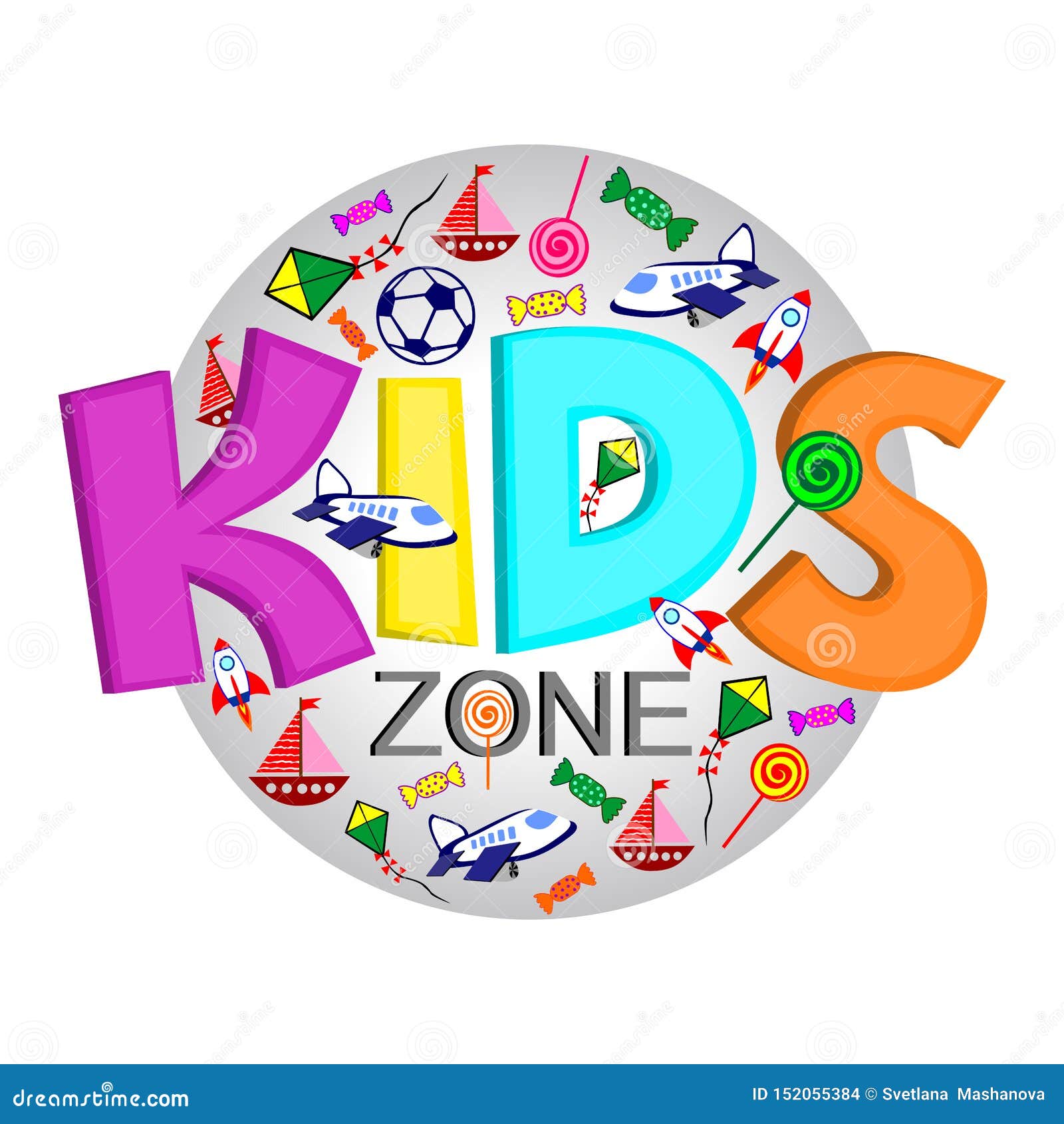 Logo for Child Development Organization Stock Illustration ...