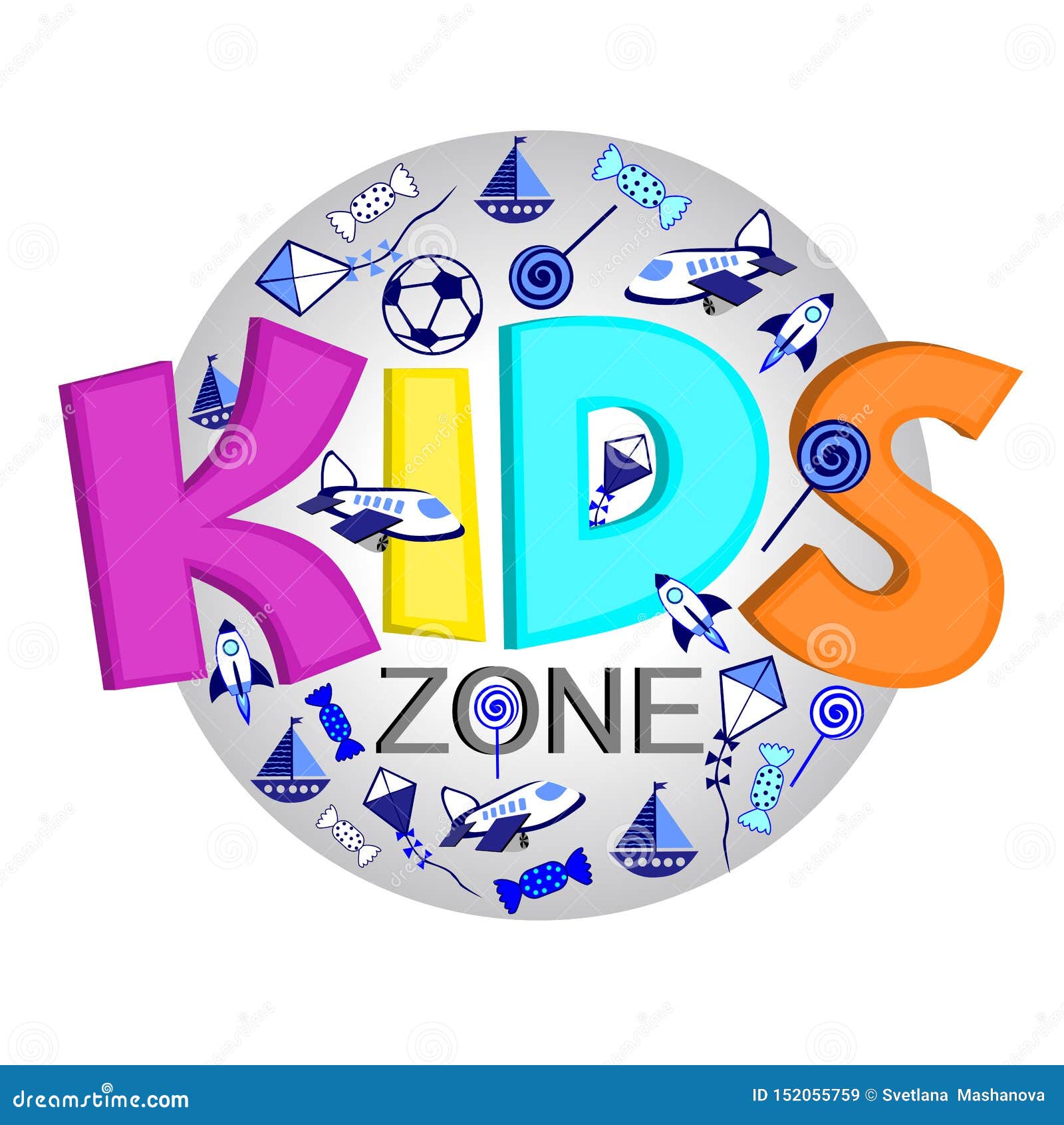 Logo for Child Development Organization Stock Illustration ...