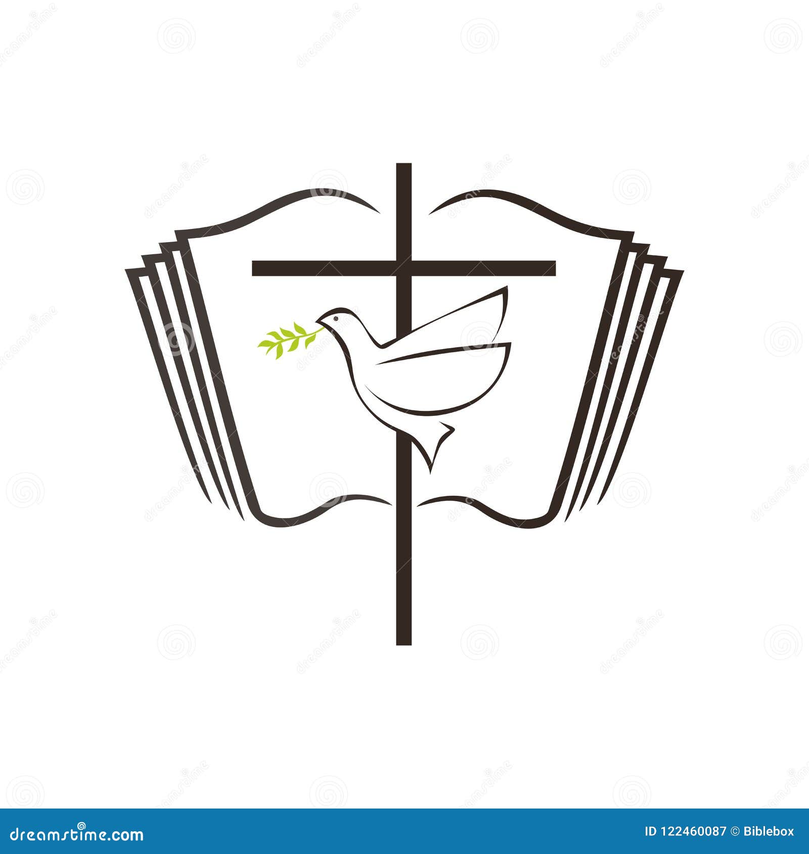 Logo of the Church. the Open Bible, the Cross of Jesus Christ and the ... Logo of the Church. the Open Bible, the Cross of Jesus Christ and the ...