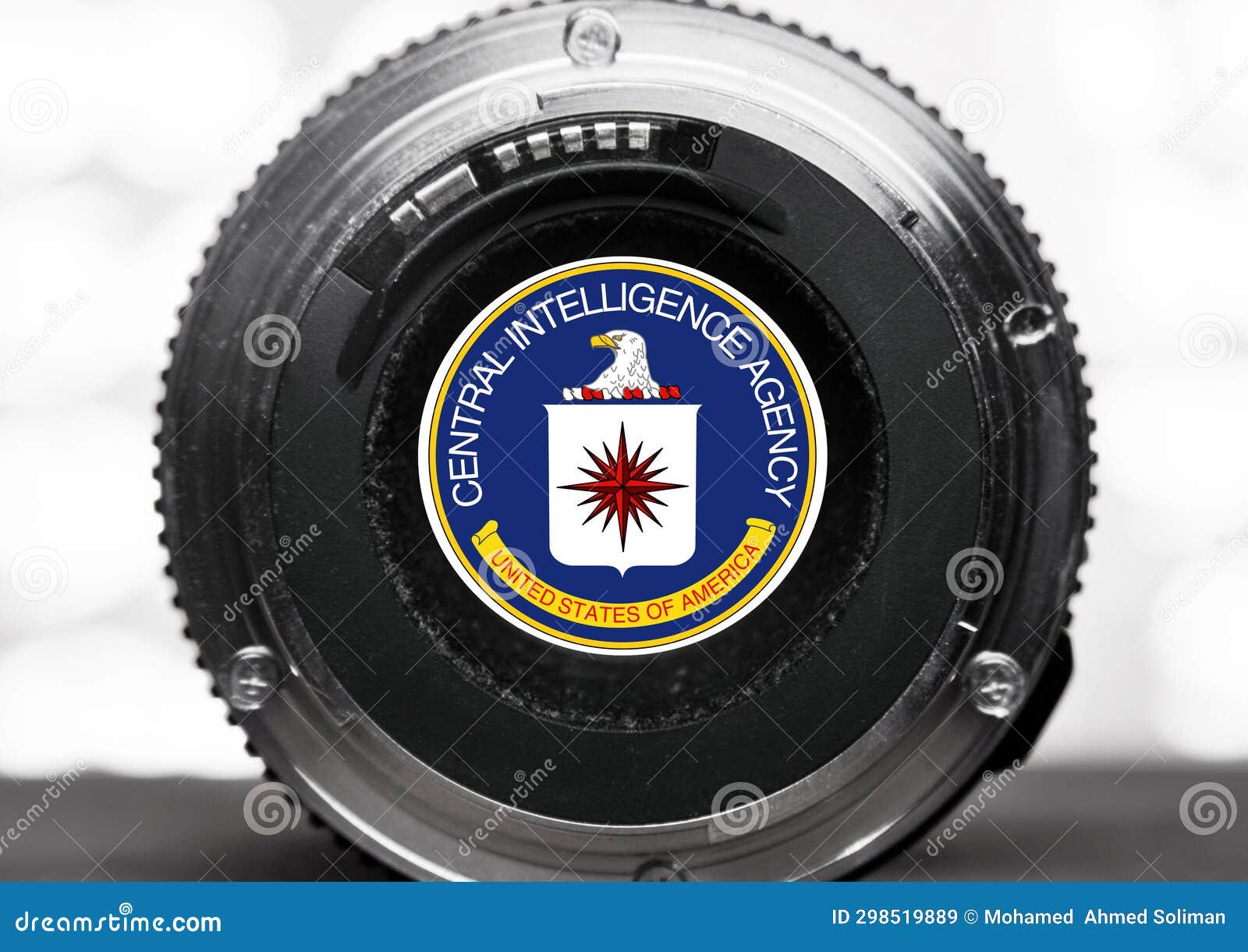 CIA logo editorial stock image. Image of intelligence - 298519889