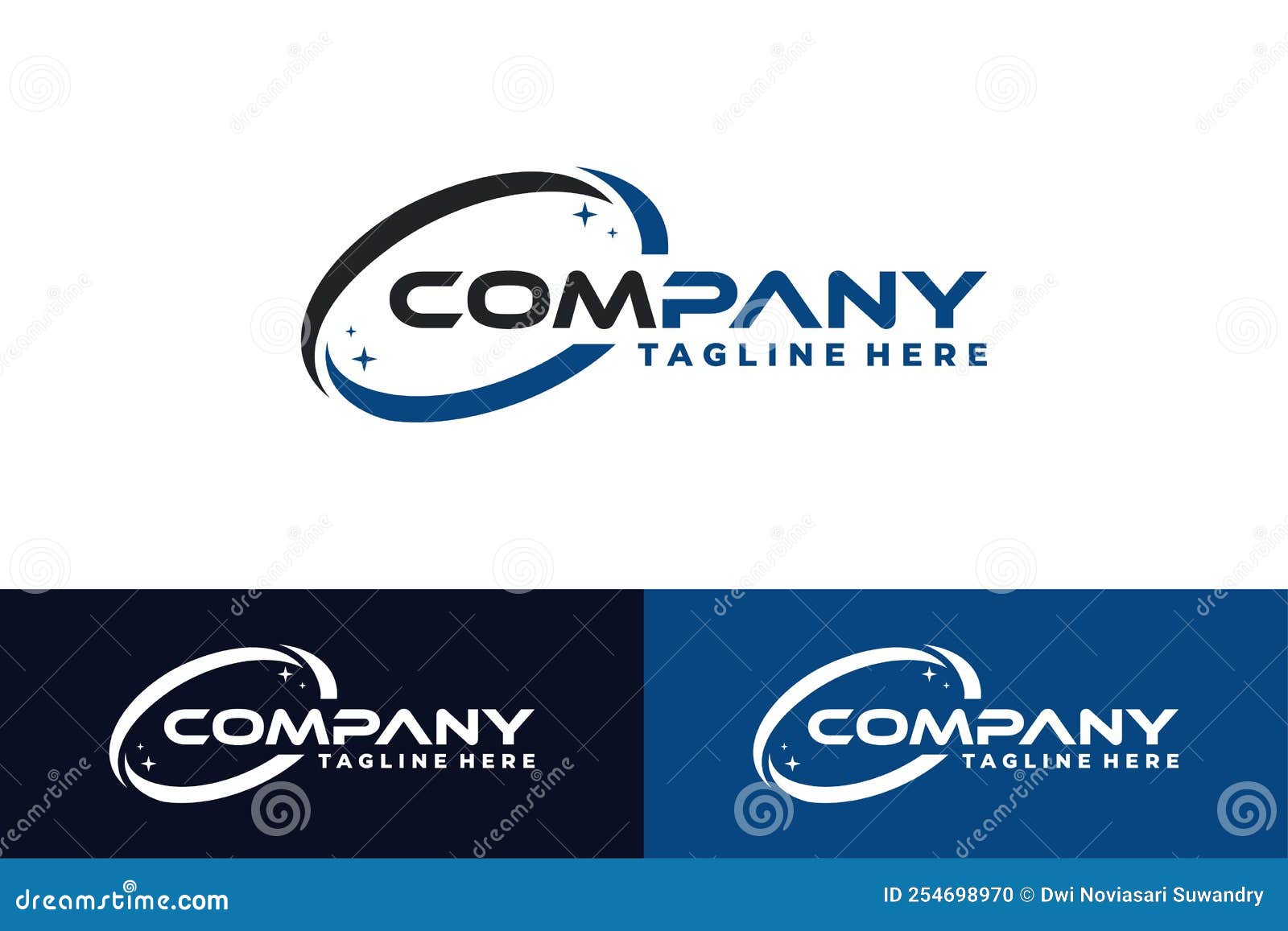 Cleaning Service Logo with Circle Cleaner Concept Combination Stock ...