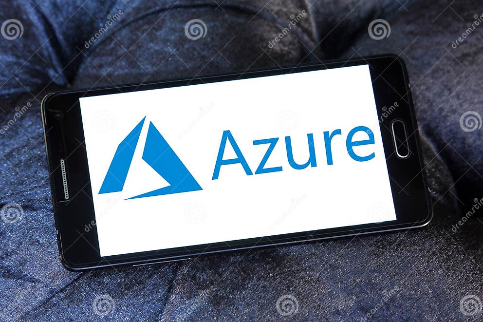 Microsoft Azure logo editorial stock photo. Image of storage - 298669168