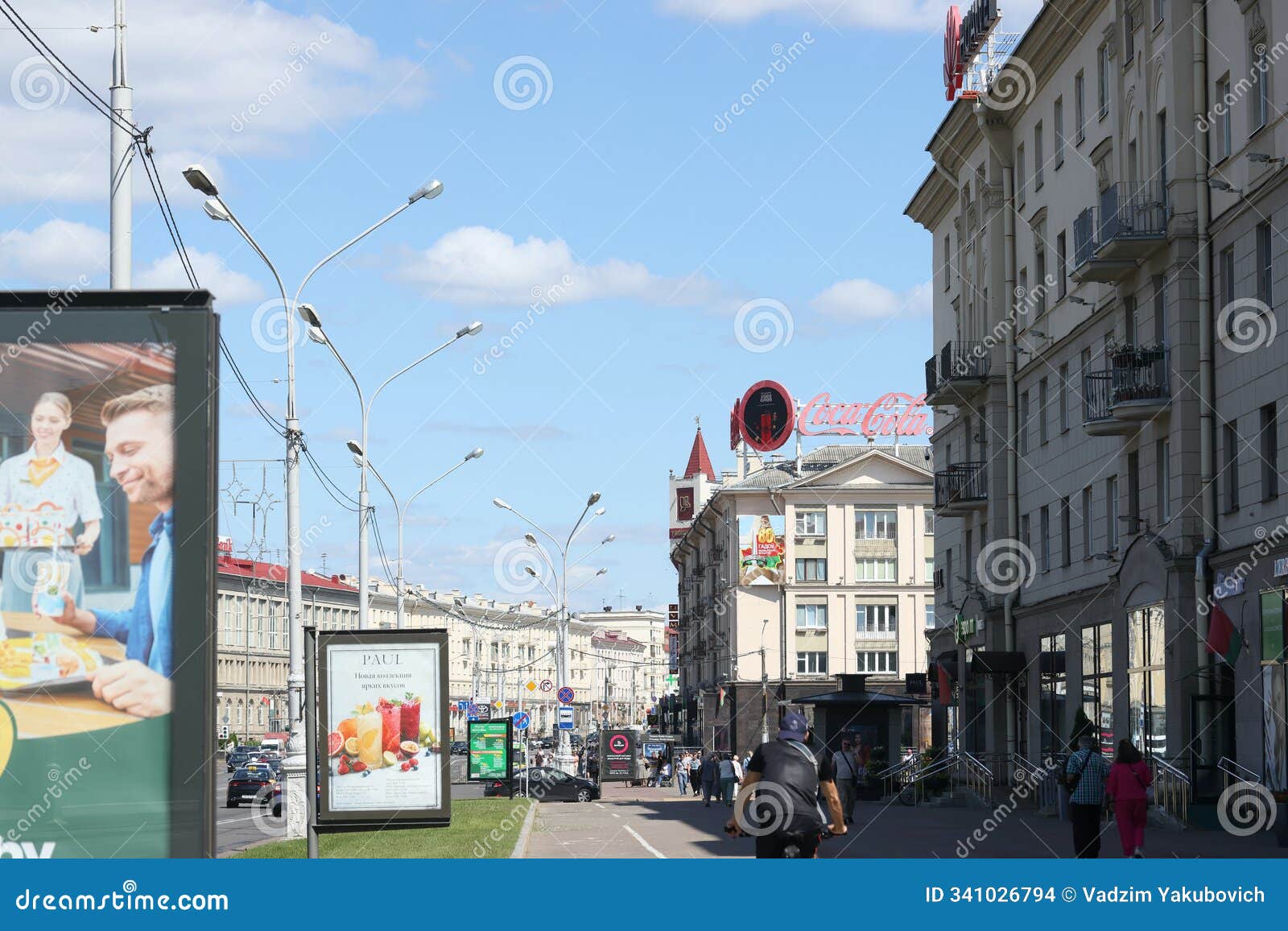 Logo of Coca-Cola on the Roof of the Building Editorial Stock Image ...