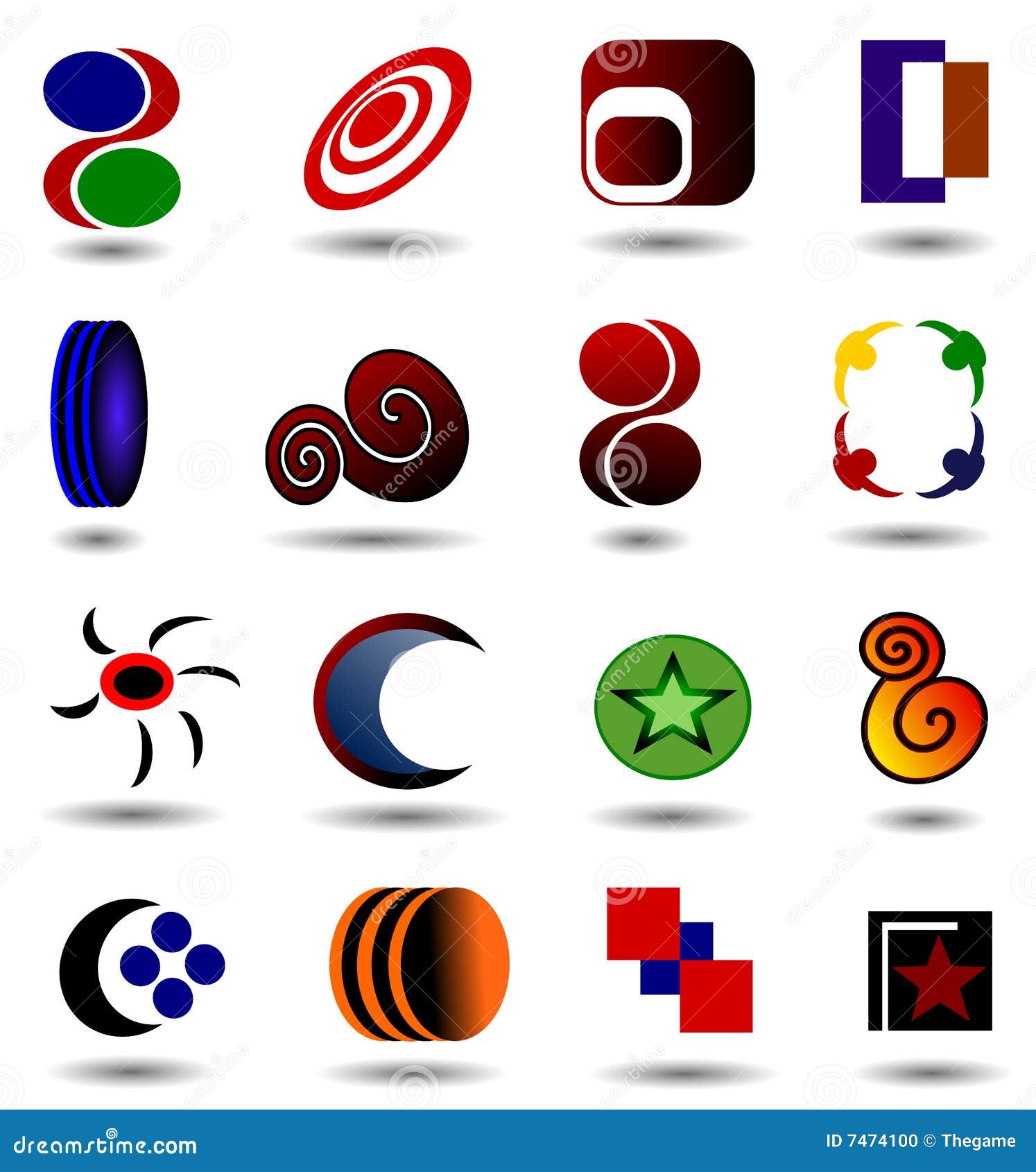 Logo Collection stock vector. Illustration of logo, slogans - 7474100