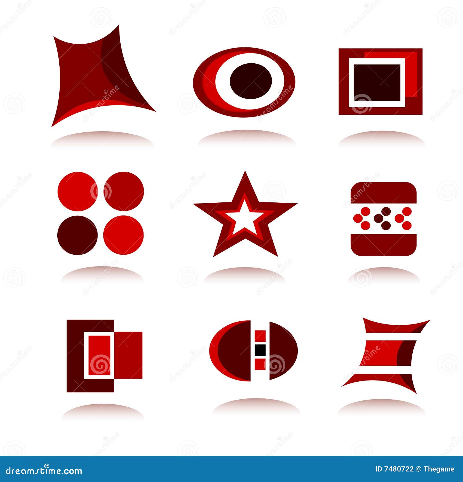 Logo Collection stock vector. Illustration of communications - 7480722