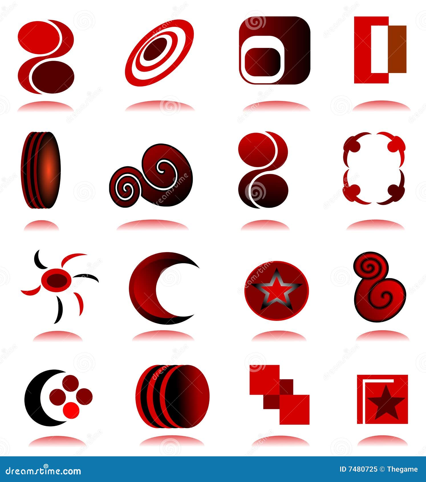 Logo Collection stock vector. Illustration of agency, companies - 7480725