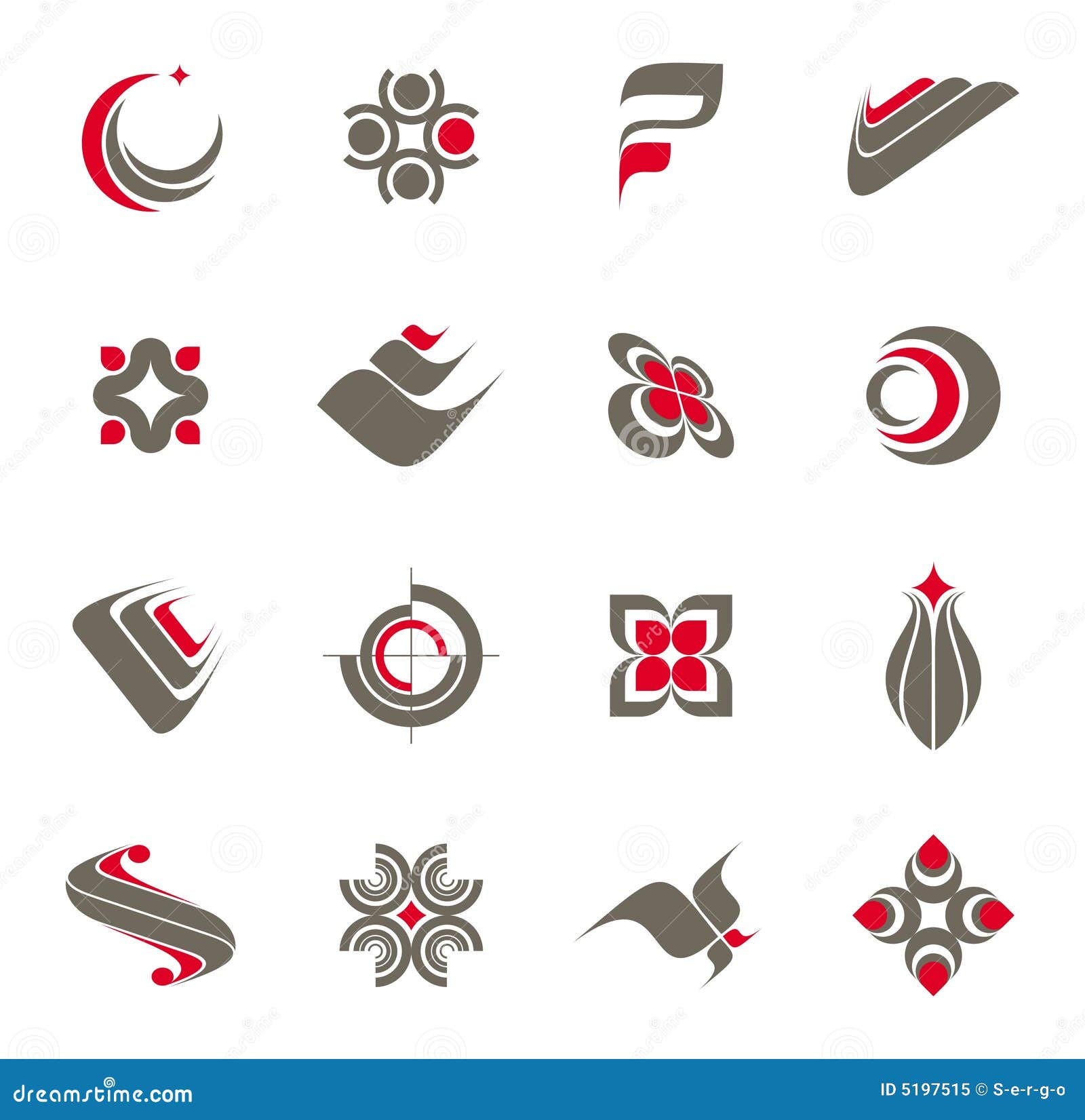 Logo collection - set #1 stock vector. Illustration of cool - 5197515