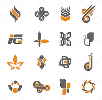 Logo collection - set #3 stock vector. Illustration of outline - 5197649