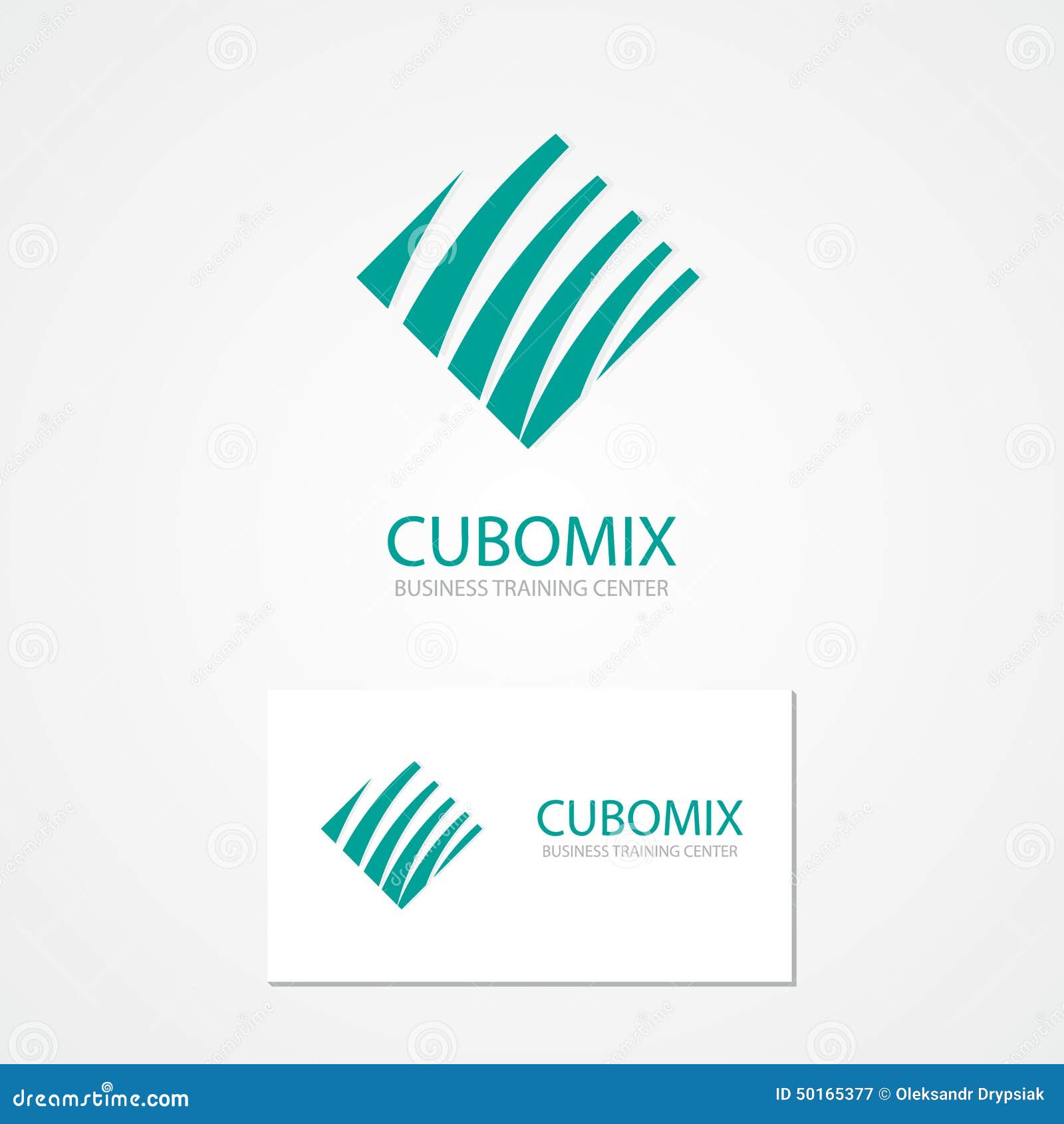 Logo with a Combination of Cube and Waves Stock Vector - Illustration ...