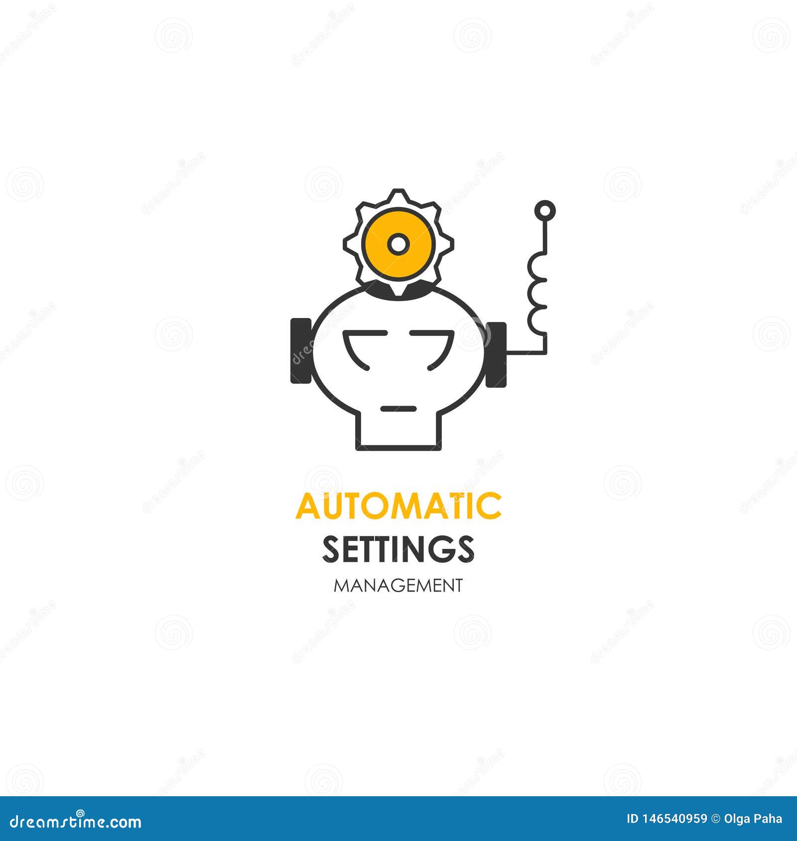 Logo Company Automatic Settings Stock Vector - Illustration of object ...
