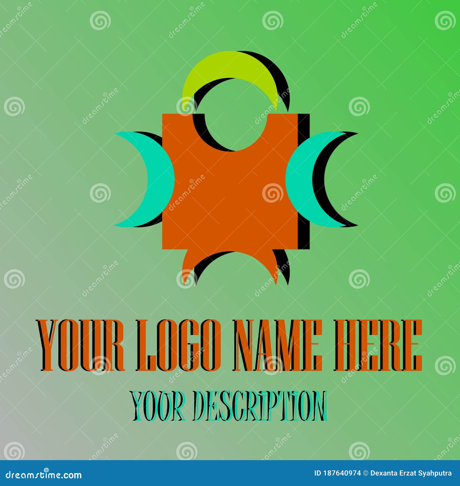 Logo for Company Logo with Shape Curvature Stock Vector - Illustration ...