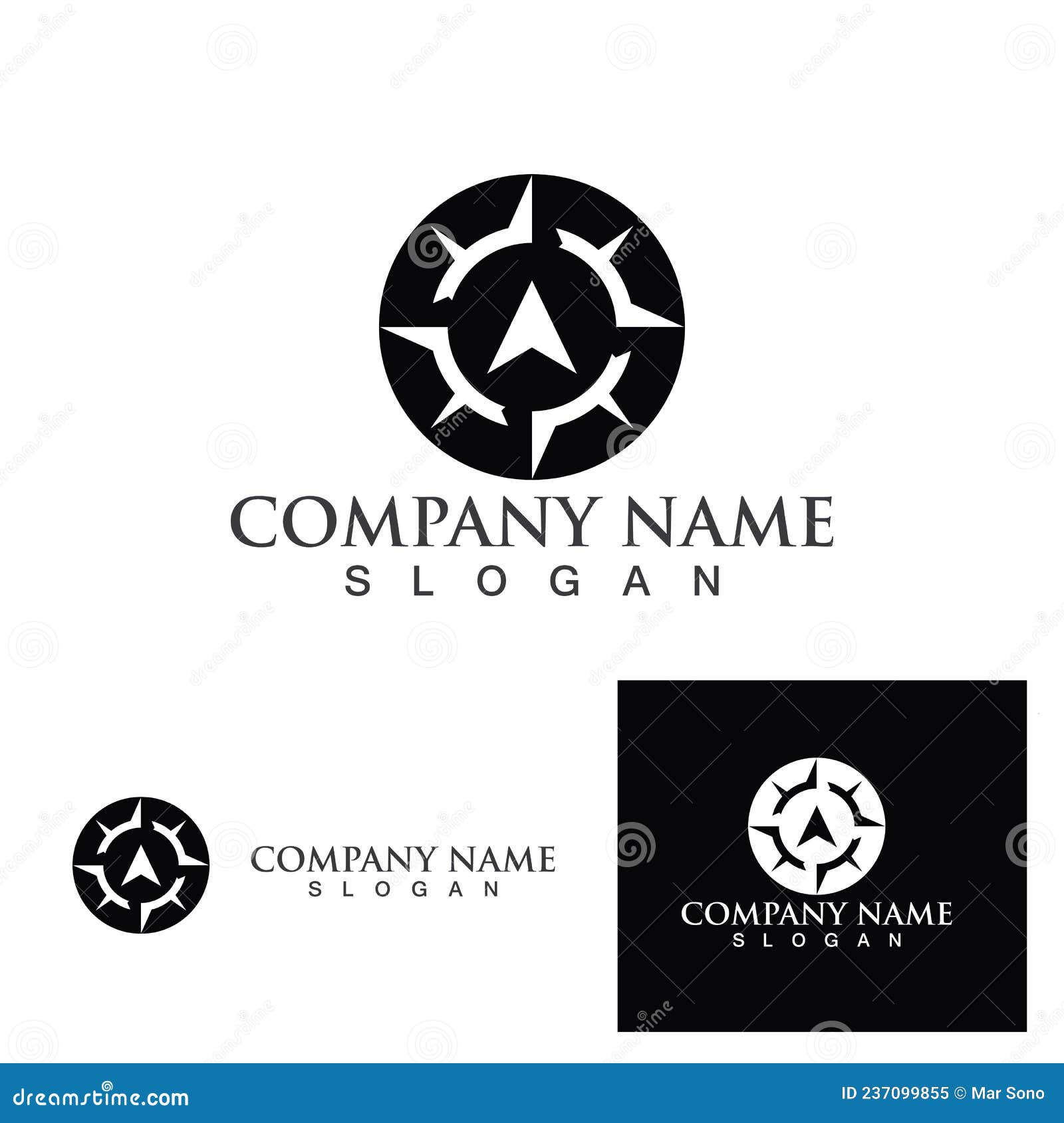 Logo Compas Signes Et Symboles Vectoriel Illustration de Vecteur ...