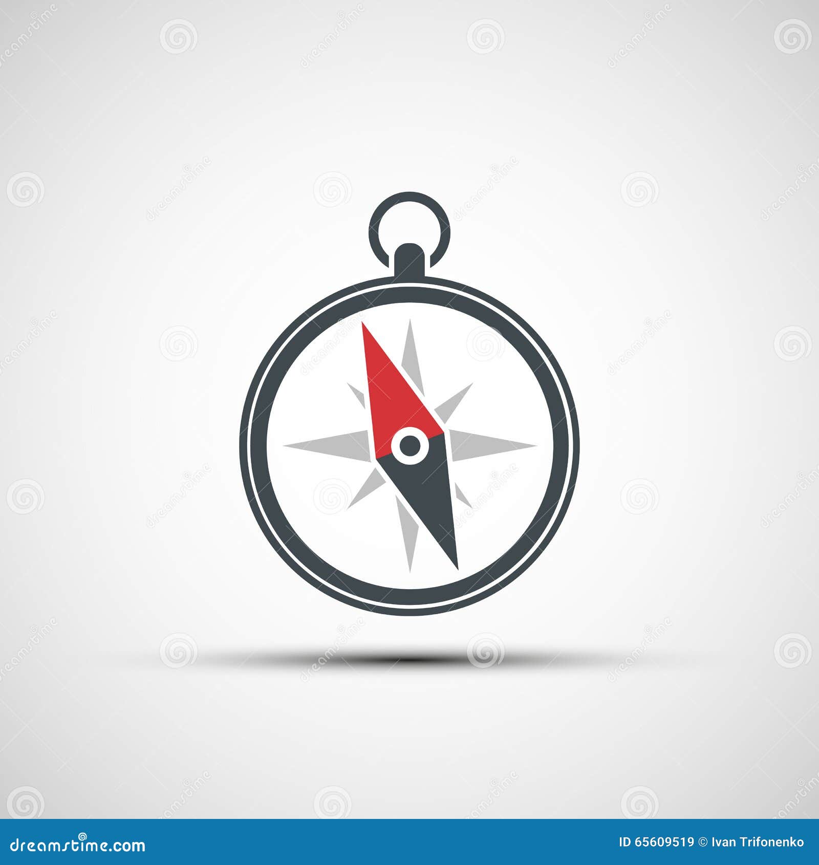 Compass Arrow Isolated 3d Vector Illustration. Navigation And Direction ...