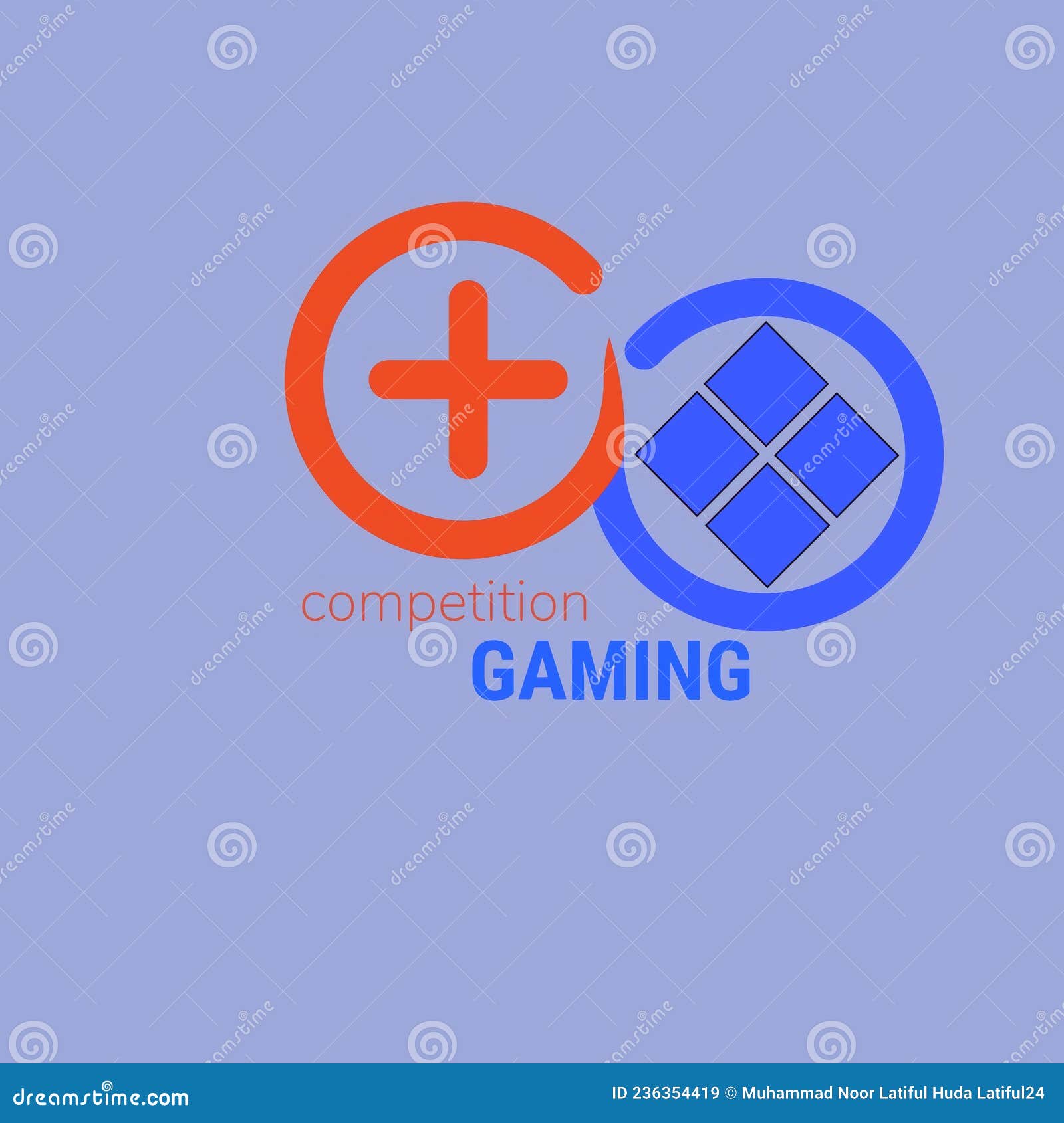 Logo Competition Gaming Online the Best Stock Illustration ...