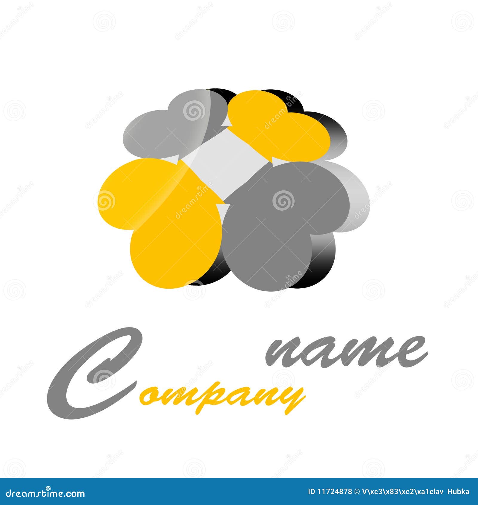 Logo Compny stock illustration. Illustration of firm - 11724878