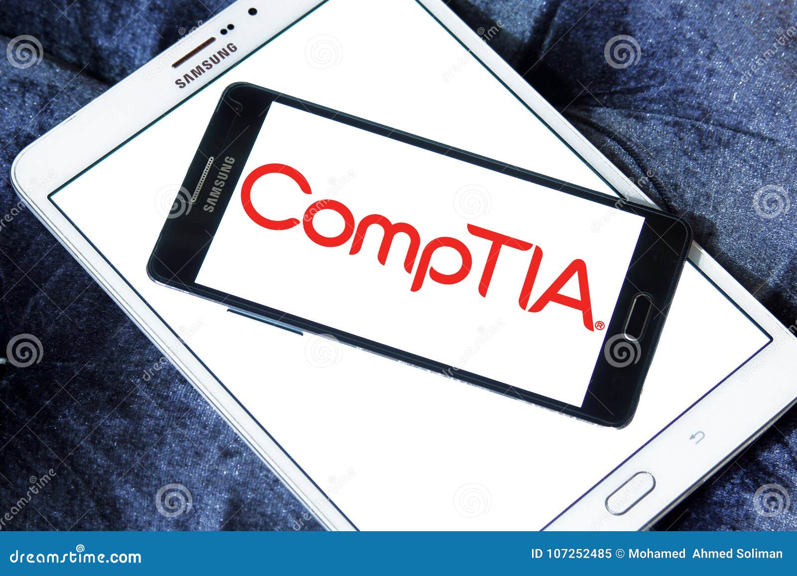 CompTIA logo editorial image. Image of samsung, certifications - 107252485