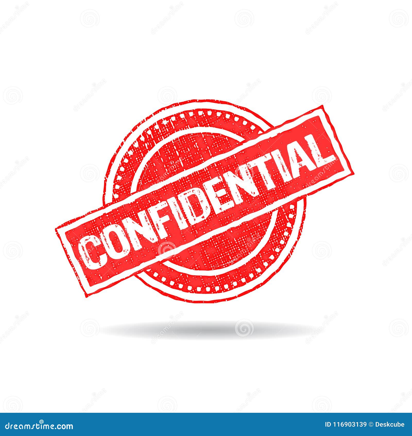Logo Confidentiel De Grunge De Timbre Illustration de Vecteur ...