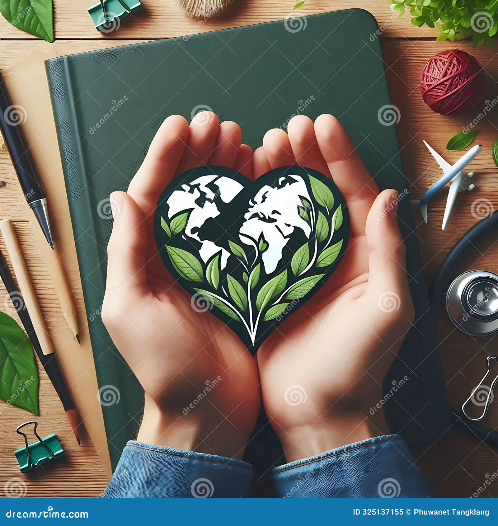 Logo about Conservation World Treatment Stock Illustration ...