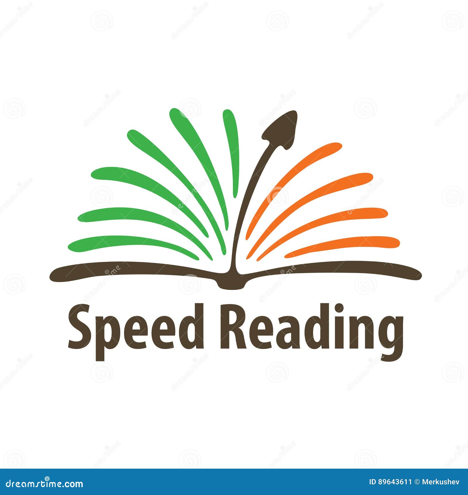 Reading Logo Cartoon Vector | CartoonDealer.com #43193415