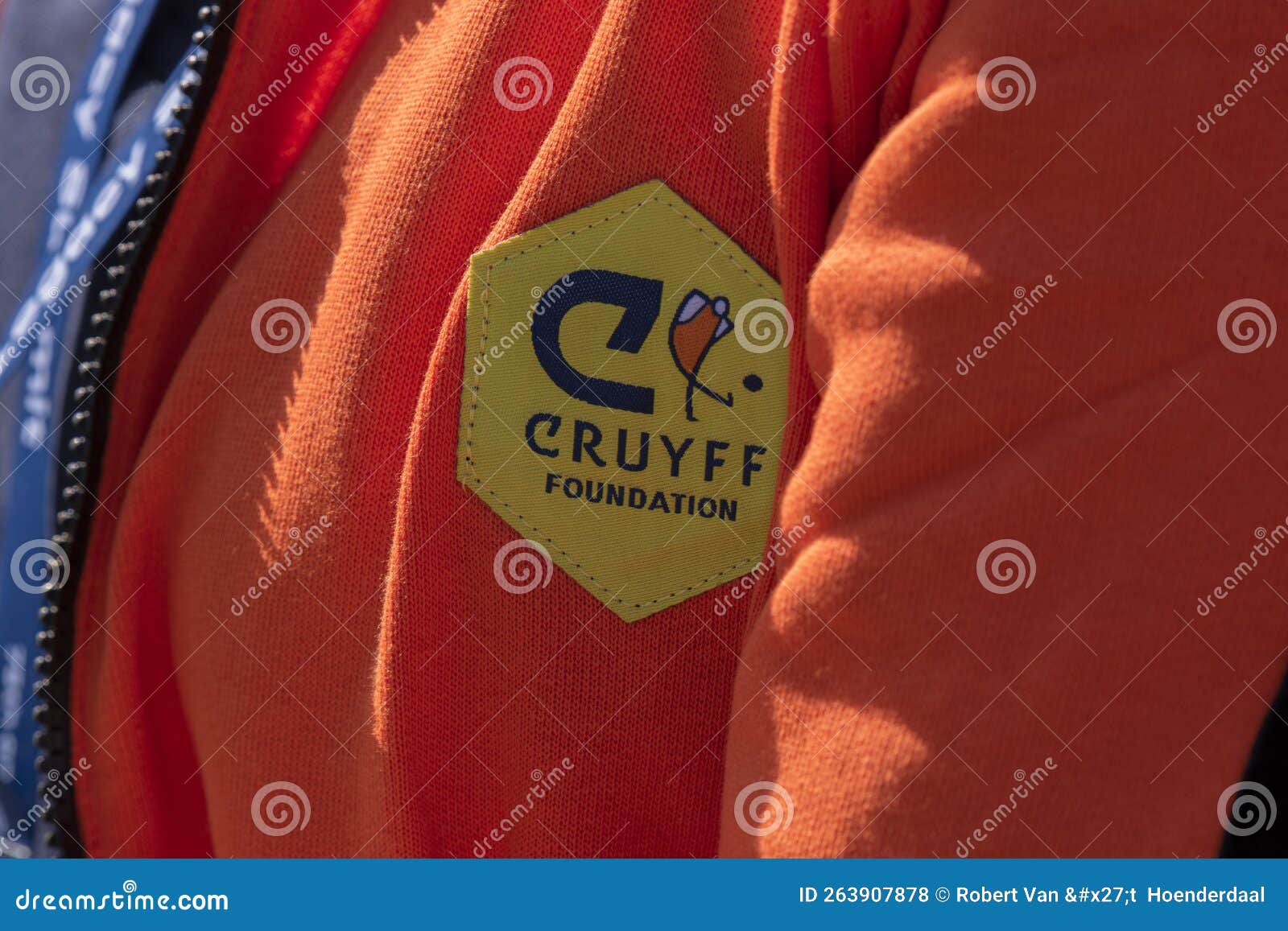 Logo Cruyff Foundation at Amsterdam the Netherlands 21-9-2022 Editorial ...