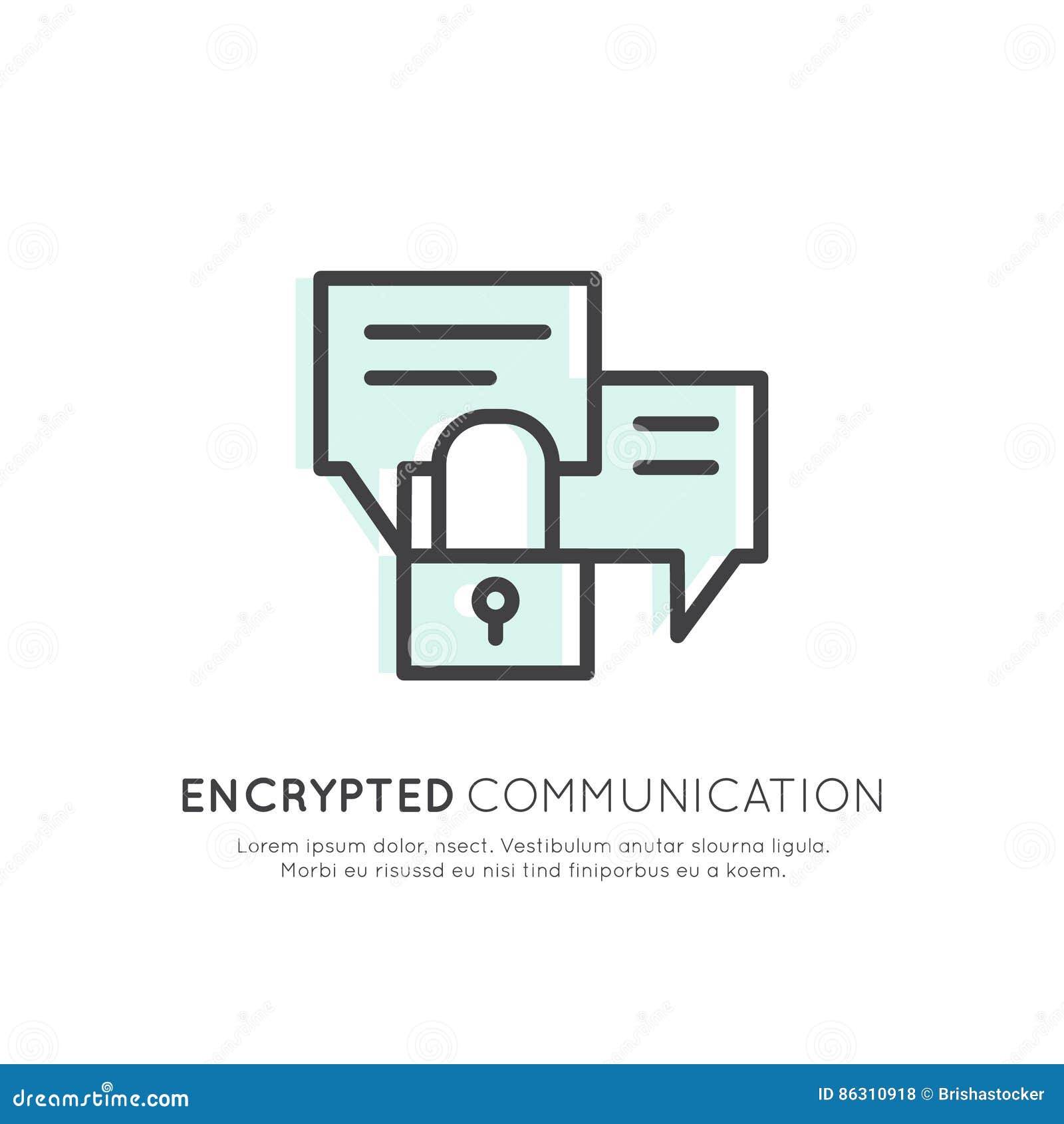 Logo of Cuber Security, Secure Access, Encrypted Communication, Network ...