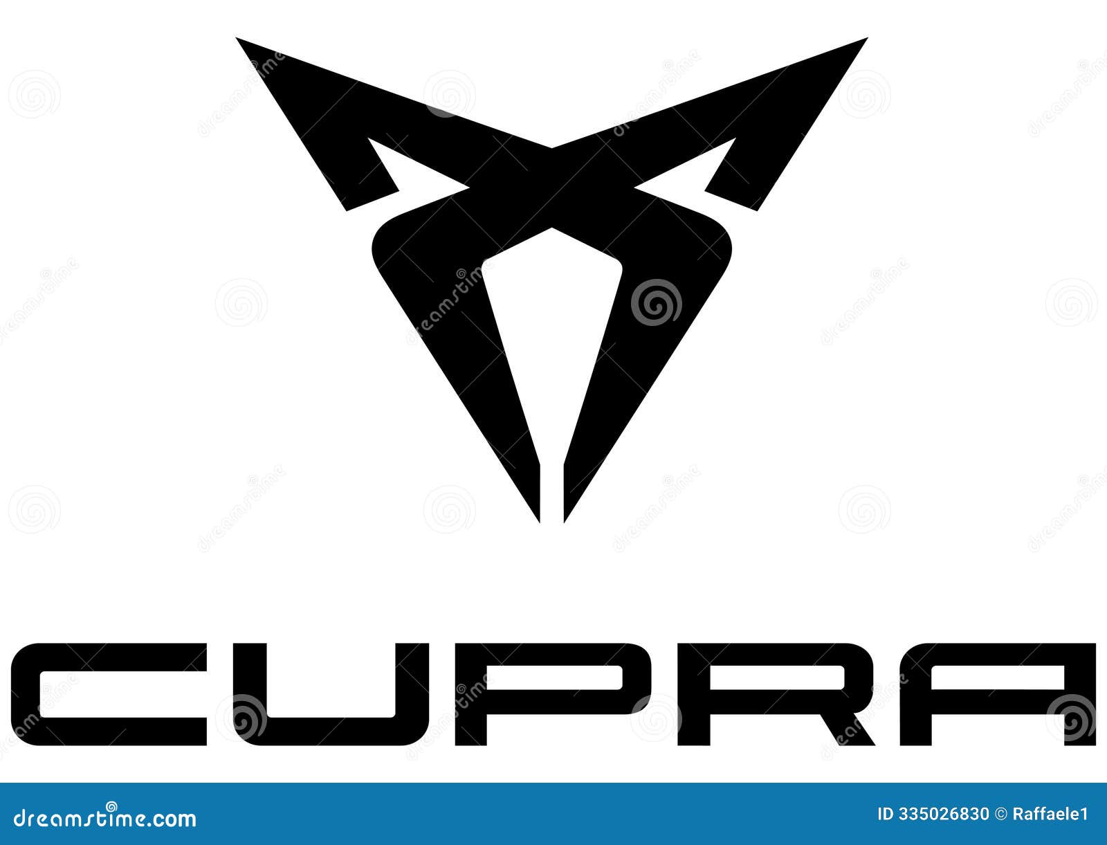 Logo Cupra stock illustration. Illustration of vector - 335026830