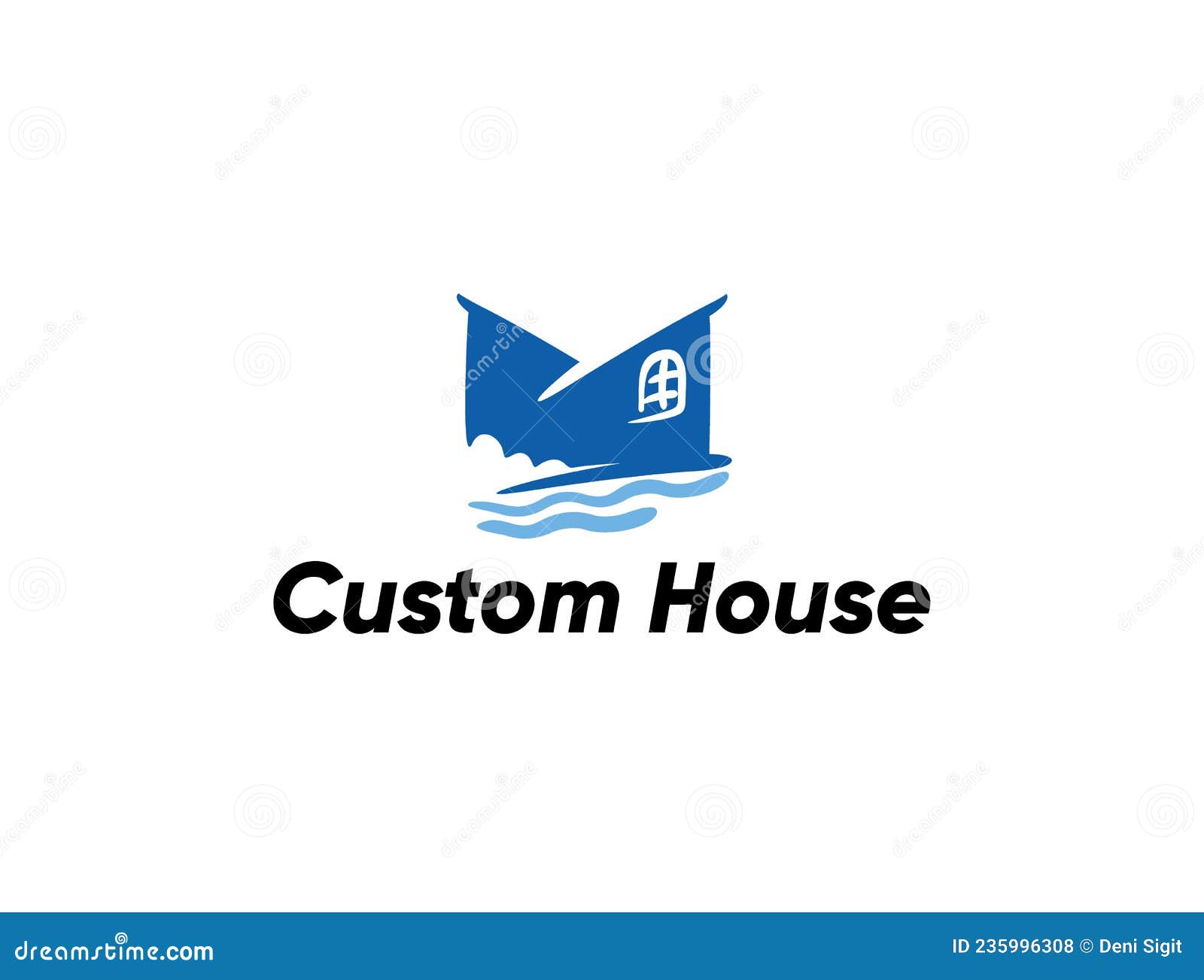 Logo for Custom House Maker Stock Vector - Illustration of logo, sign ...