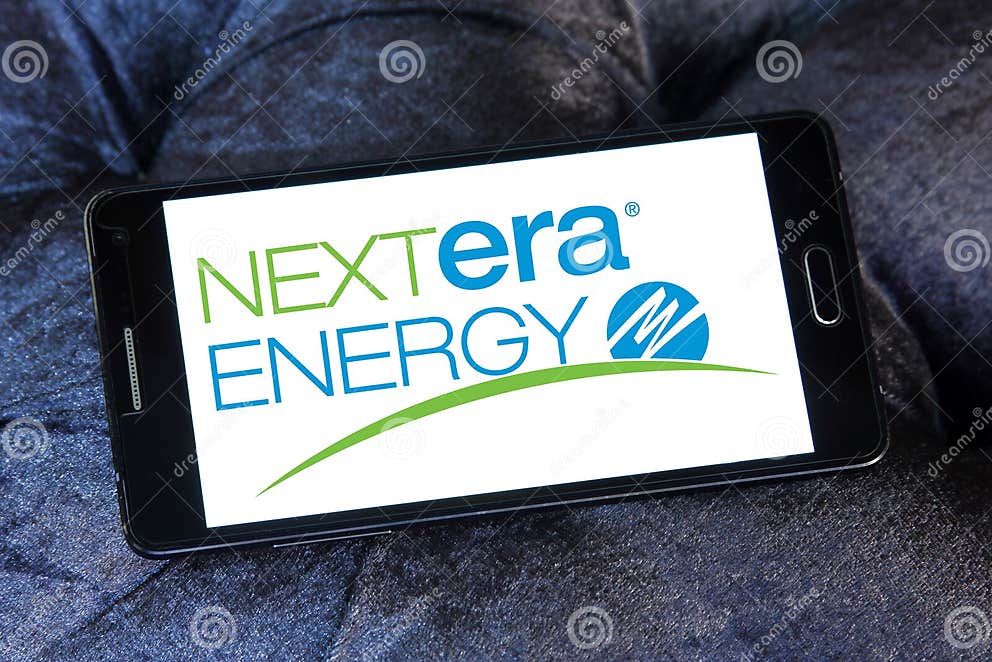 Logo d'énergie de Nextera photo éditorial. Image du téléphone - 88939321