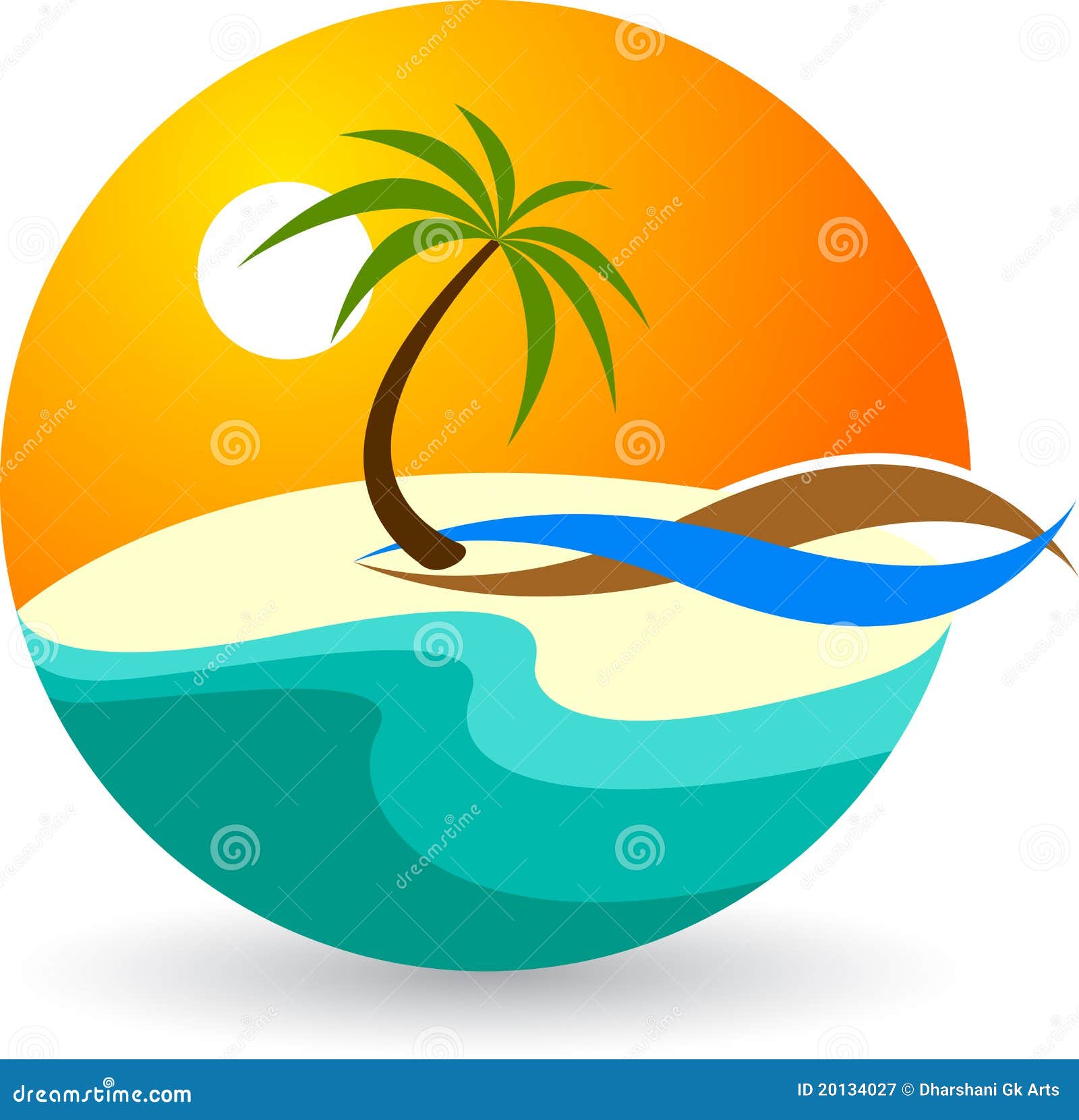 Logo d'été illustration de vecteur. Illustration du élément - 20134027