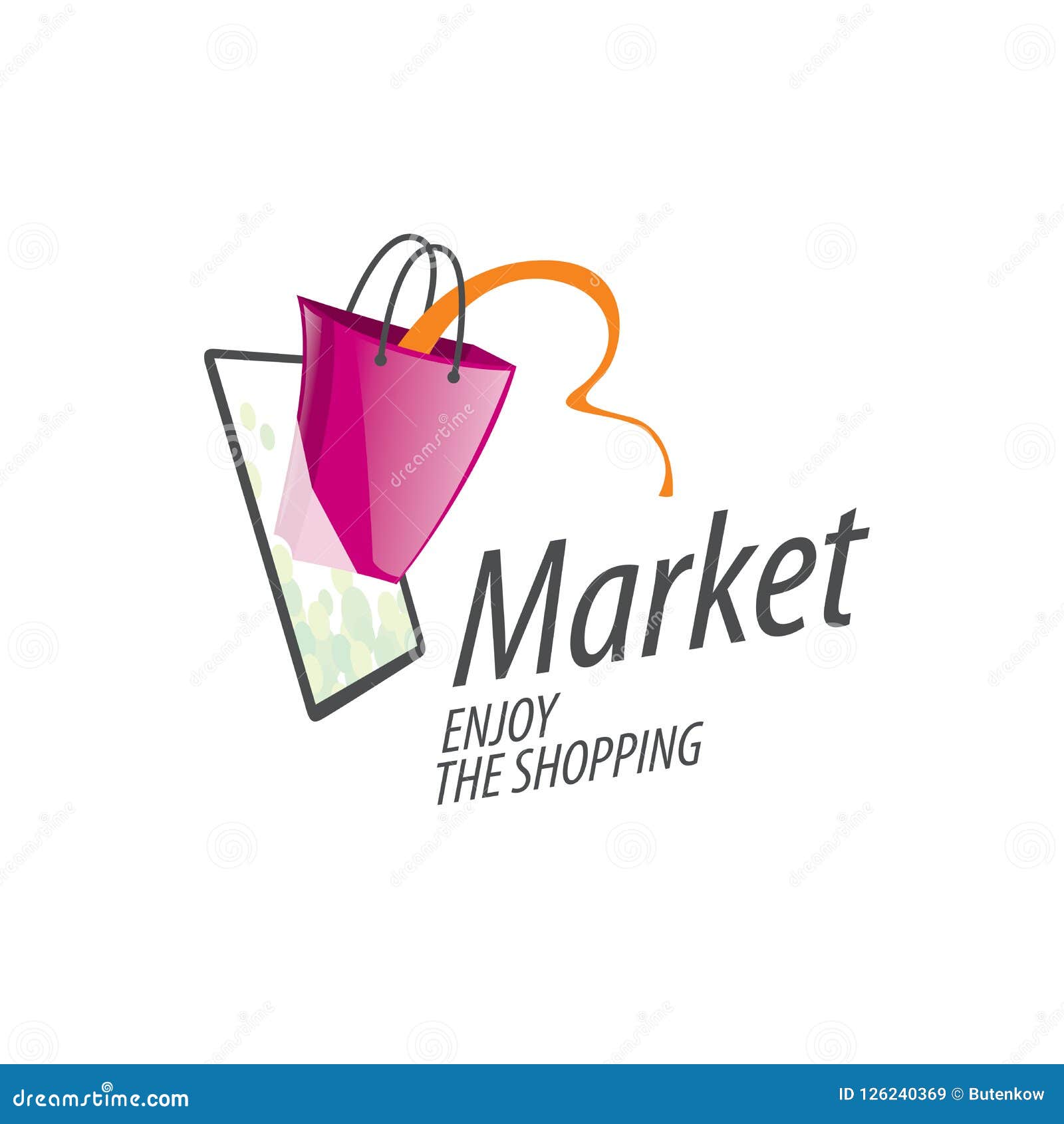 Logo d'achats de vecteur illustration de vecteur. Illustration du ...