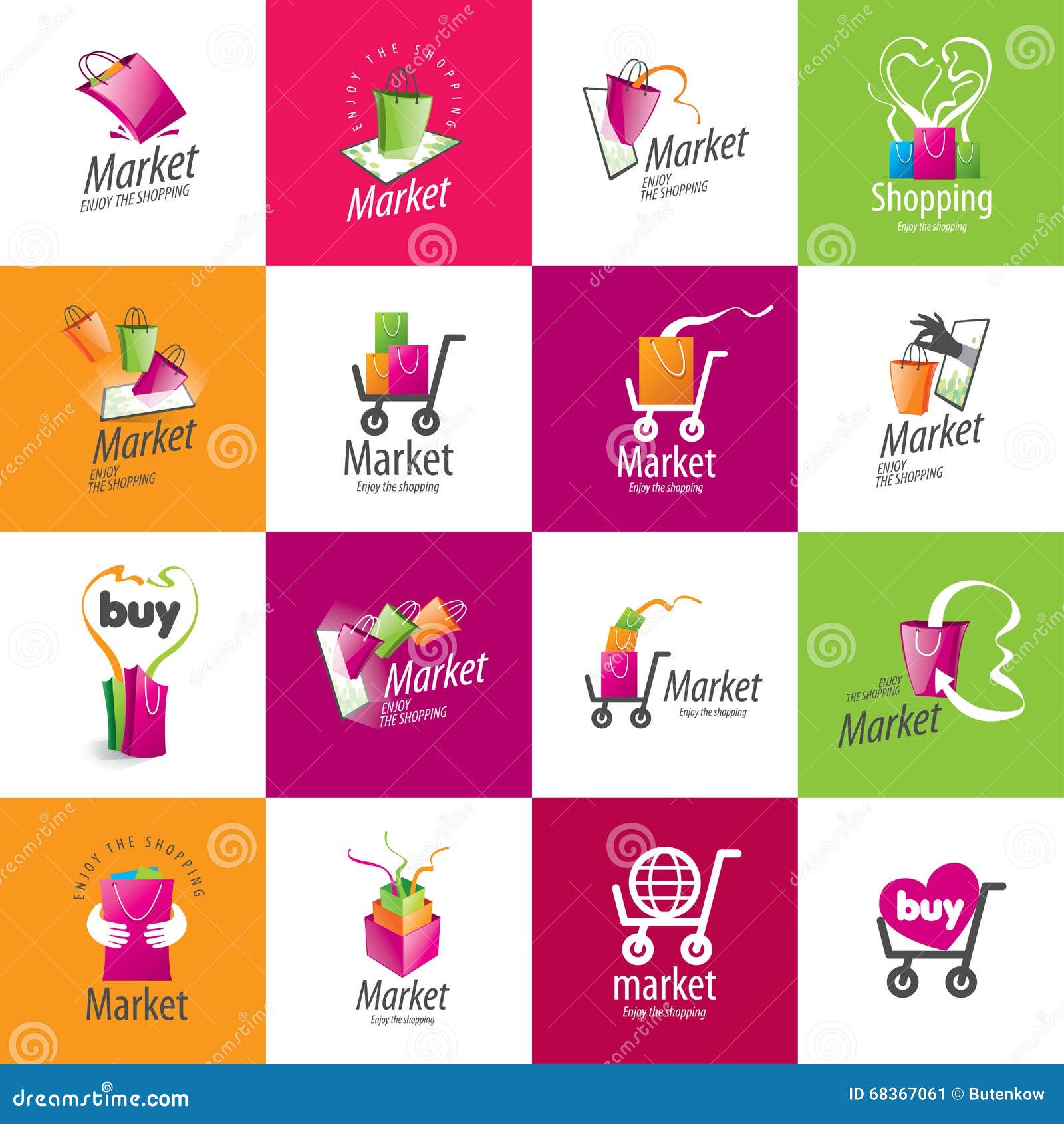 Logo d'achats de vecteur illustration stock. Illustration du graphismes ...