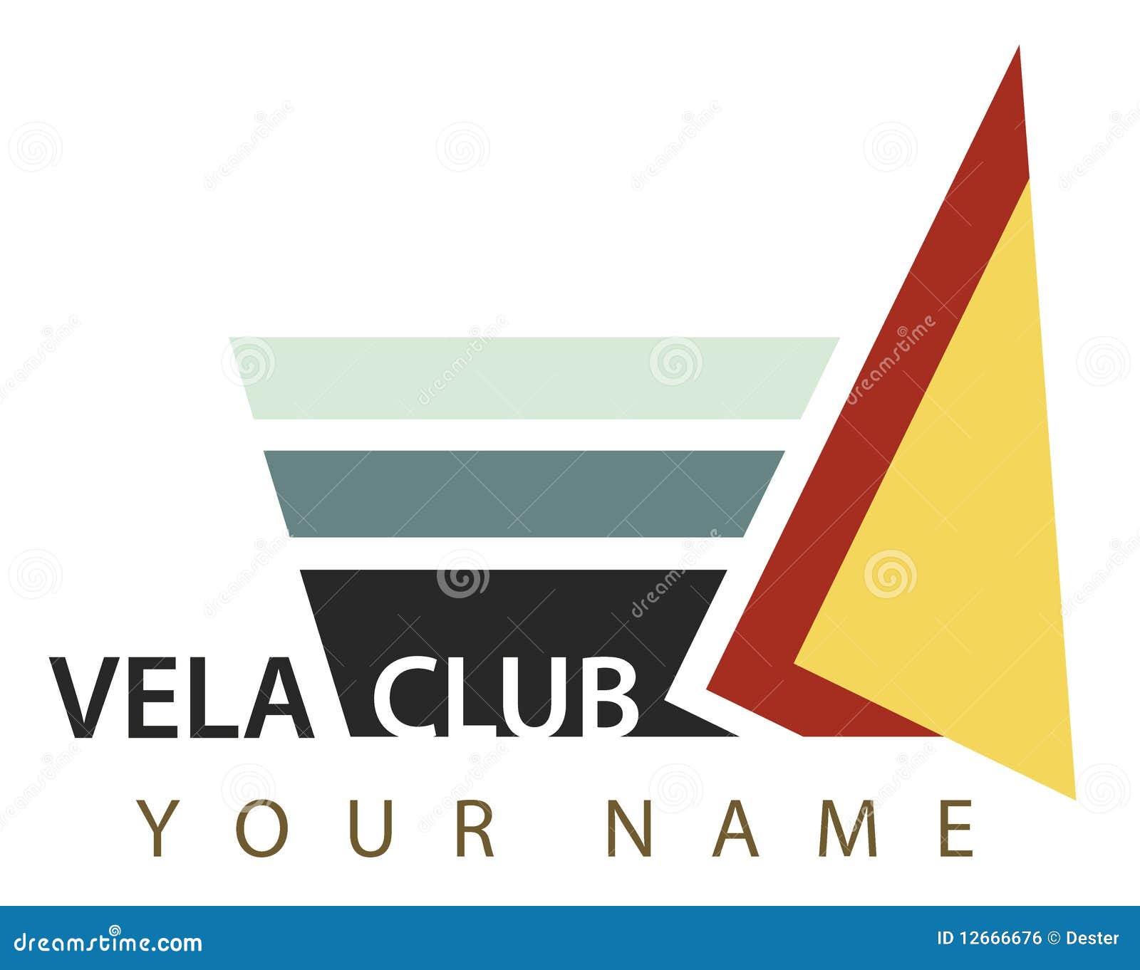 Logo D'affaires : Club De Voiles Illustration Stock - Illustration du ...