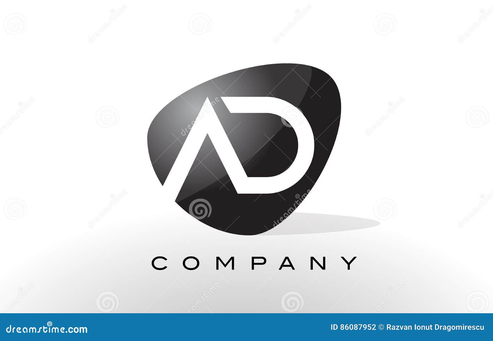 Logo D'ANNONCE Vecteur De Conception De Lettre Illustration de Vecteur ...