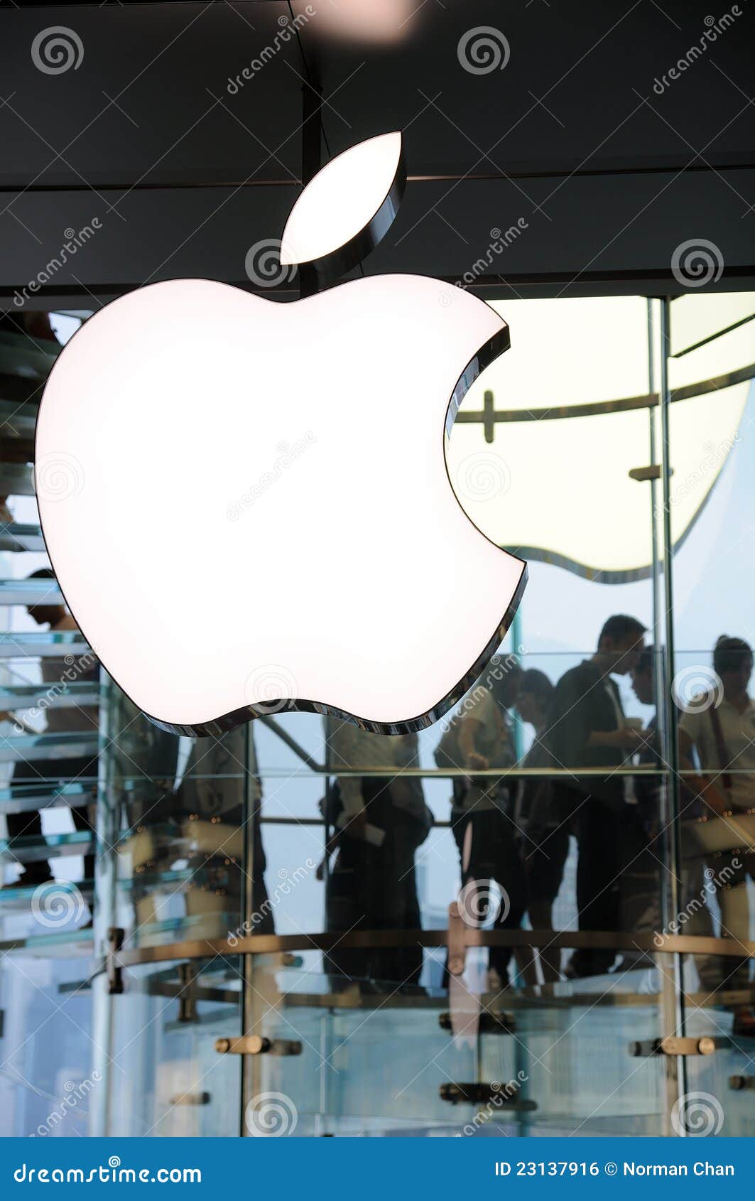 Logo d'Apple inc. photo éditorial. Image du électronique - 23137916