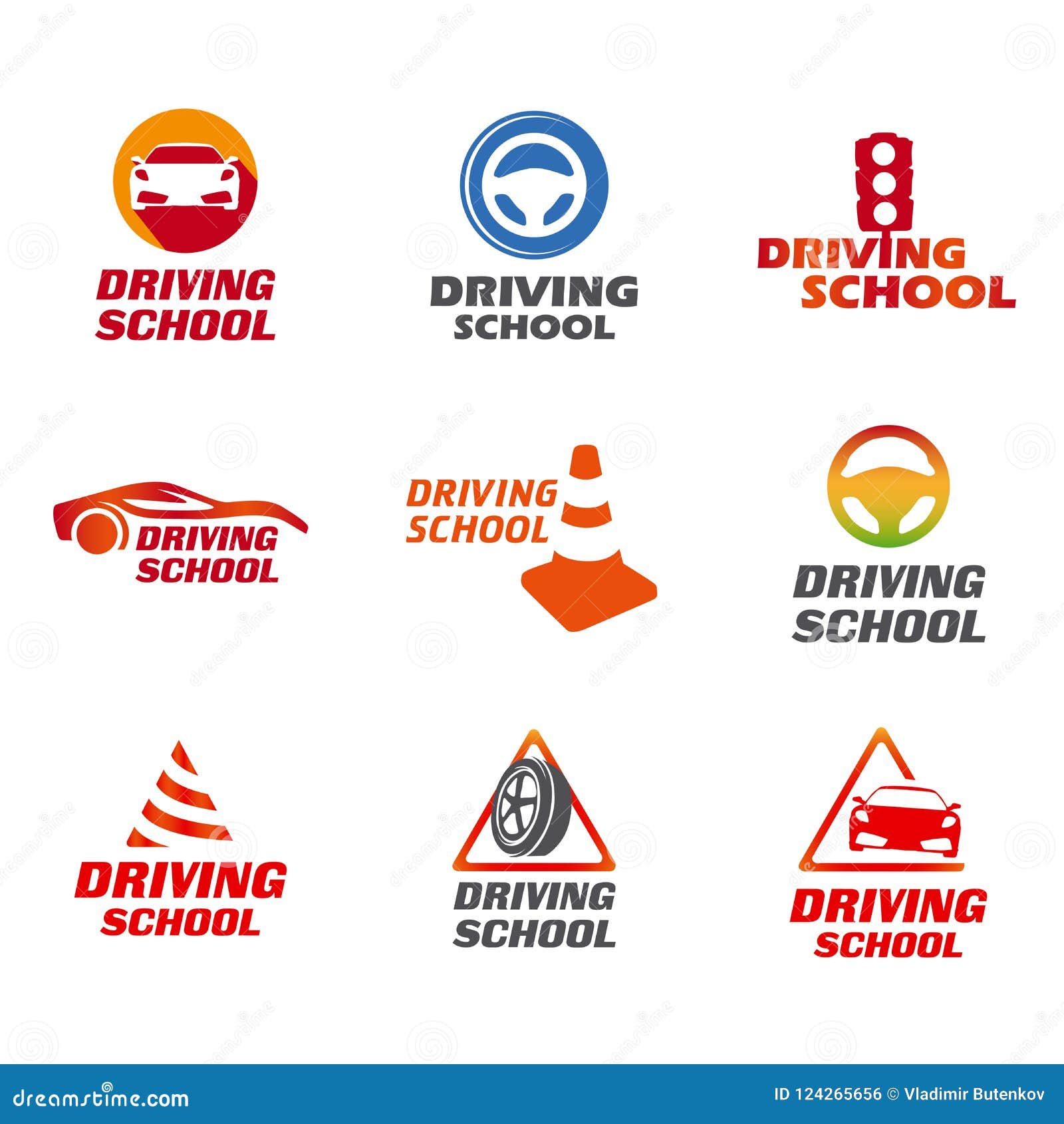 Logo d'auto-école illustration de vecteur. Illustration du véhicule ...